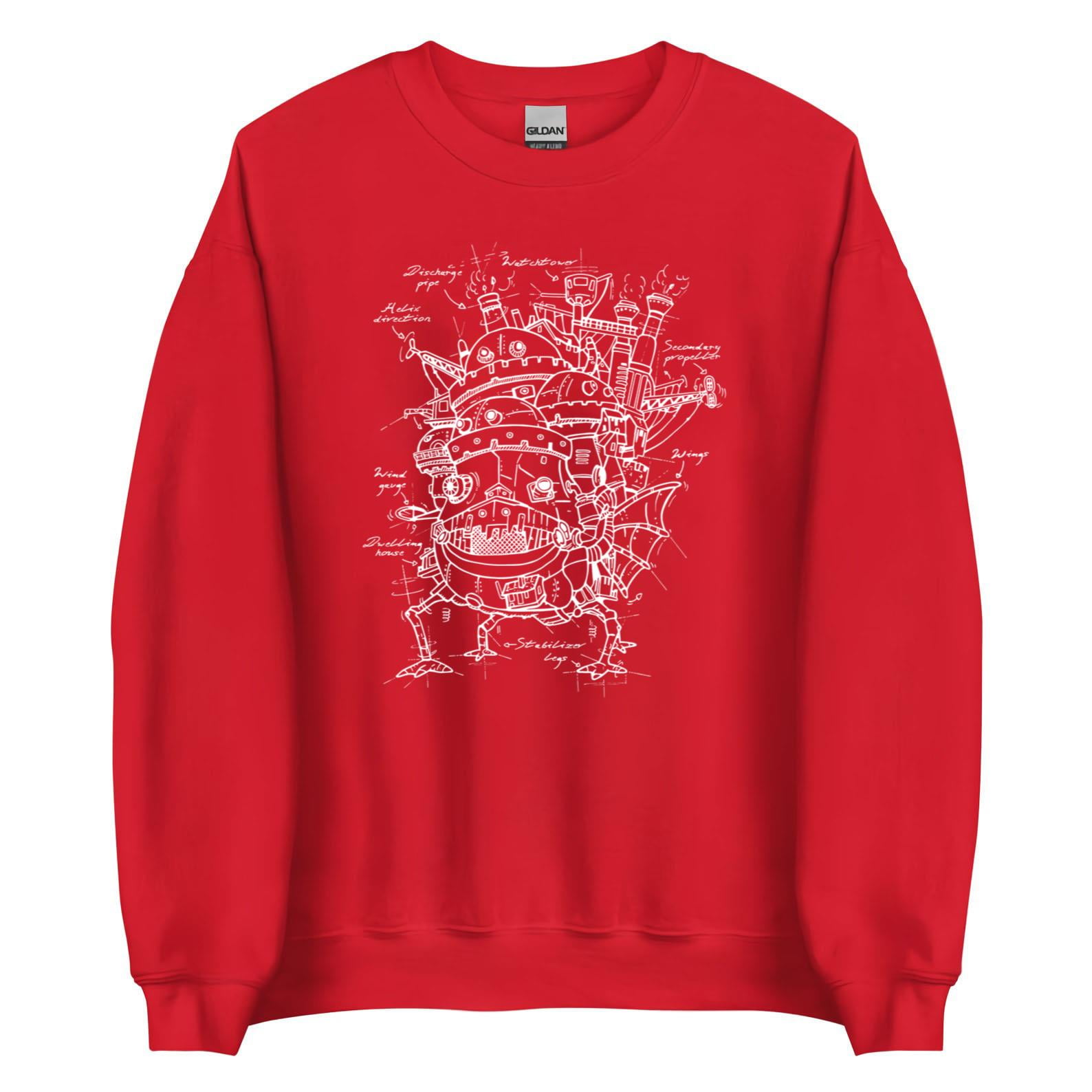 Howl S Moving Castle Sketch Shirt Ghibli Shirt Hayao Miyazaki Studio ...