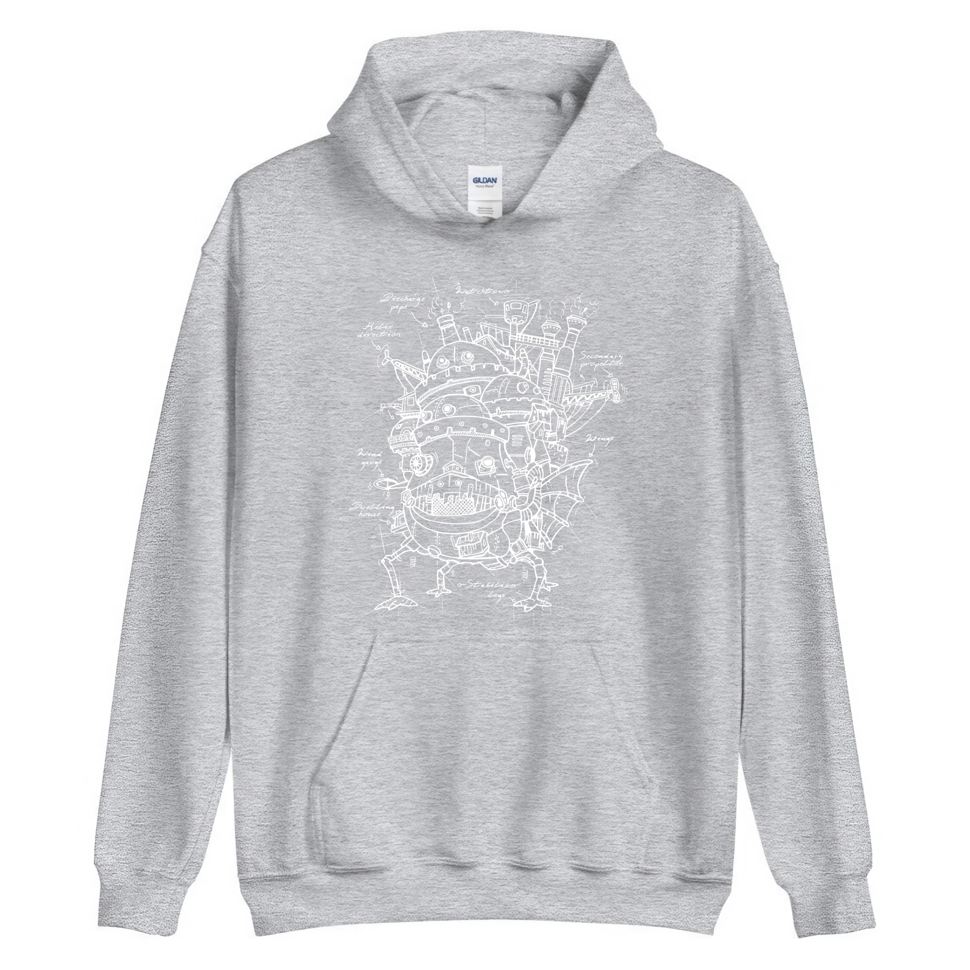 Howl S Moving Castle Sketch Shirt Ghibli Shirt Hayao Miyazaki Studio ...