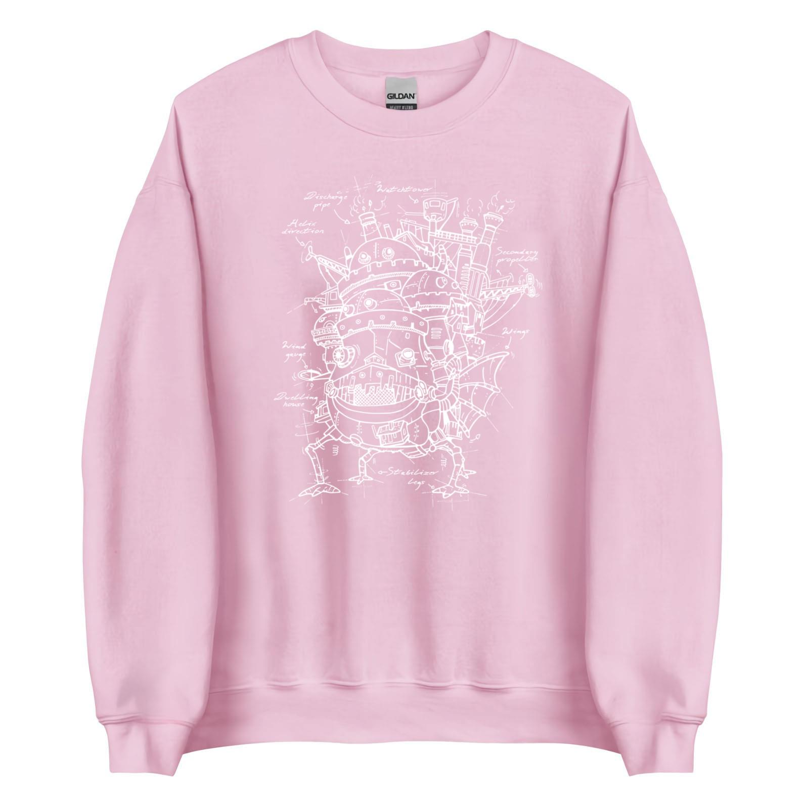 Howl S Moving Castle Sketch Shirt Ghibli Shirt Hayao Miyazaki Studio ...