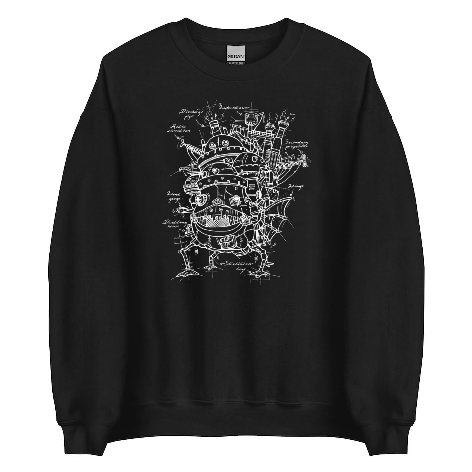 Howl S Moving Castle Sketch Shirt Ghibli Shirt Hayao Miyazaki Studio ...