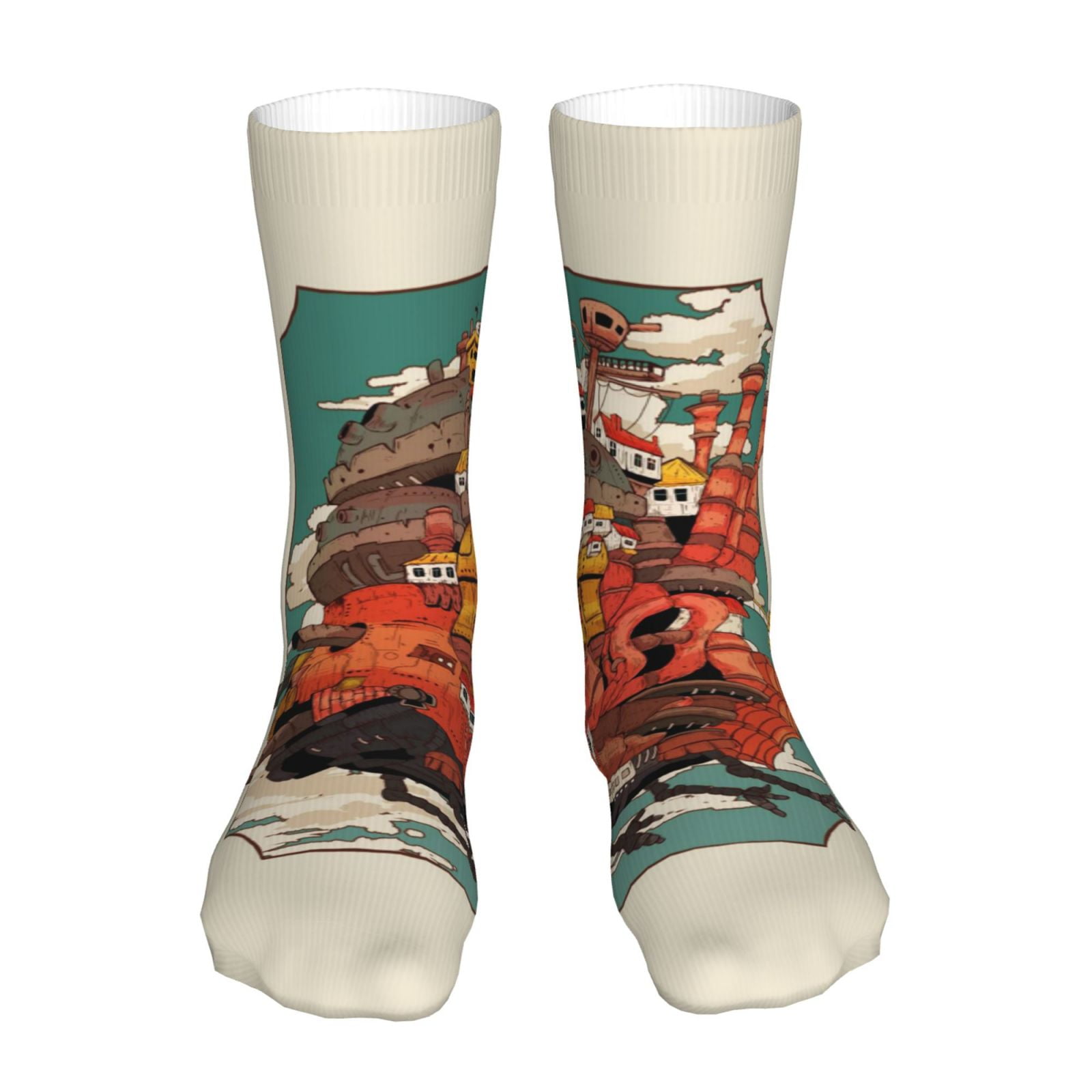 Howl'S Moving Castle Socks Lightweight Casual Knitted Socks Soft ...