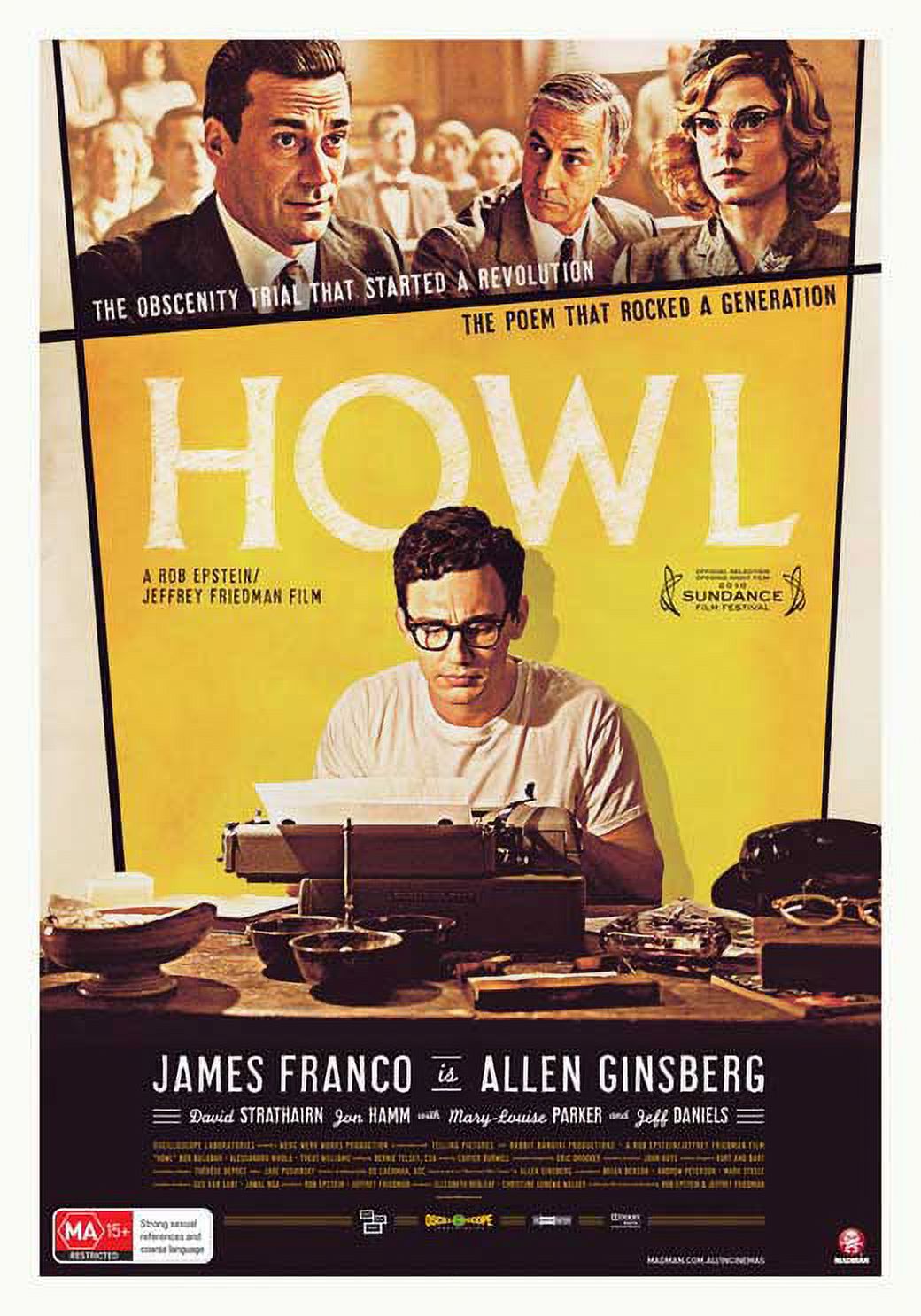 Howl - movie POSTER (Style B) (27" x 40") (2010) - Walmart.com
