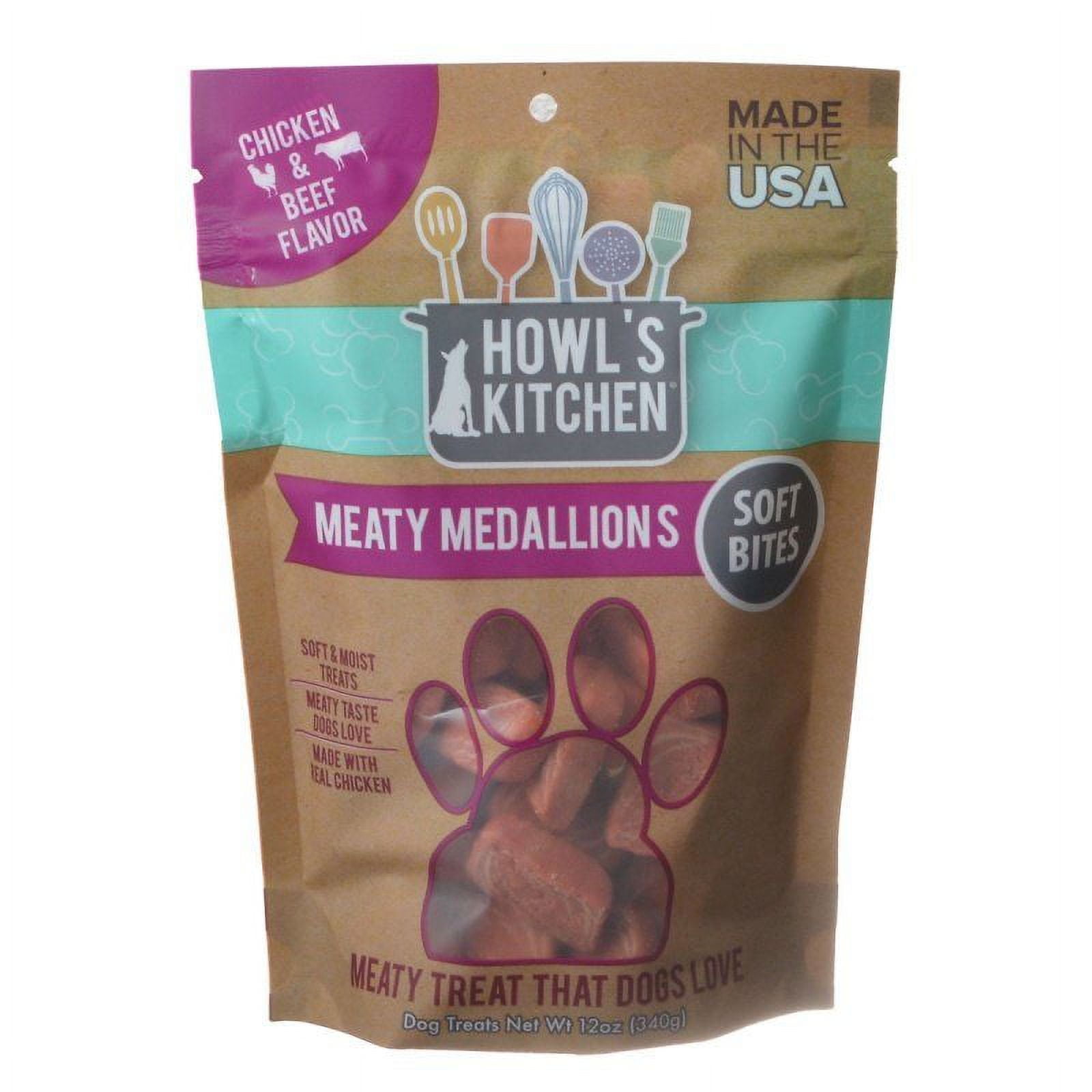 Howl's Kitchen Meaty Medallions Soft Bites - Chicken & Beef Flavor [Dog ...
