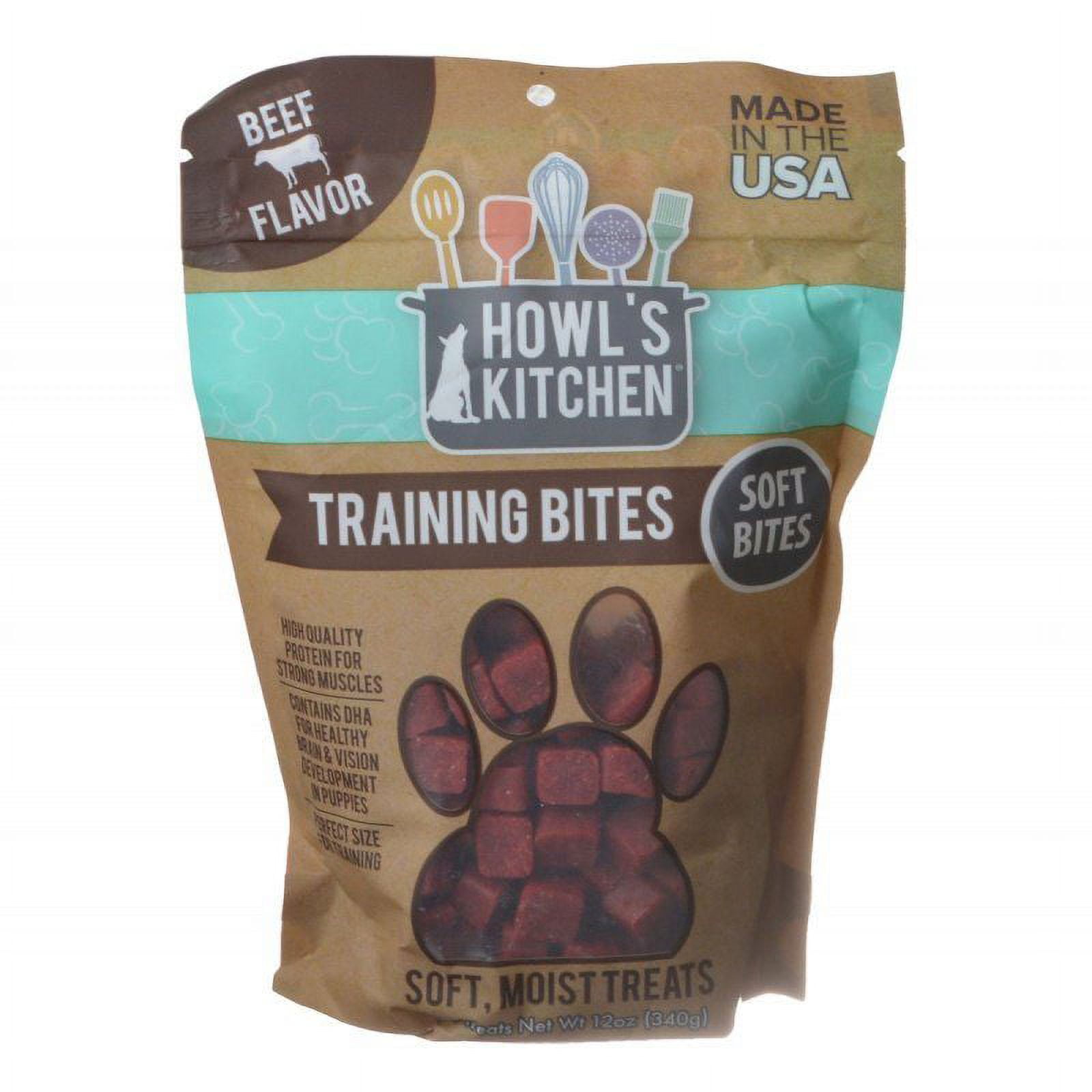 Howl's Kitchen Training Bites Soft Bites - Beef Flavor [Dog, Treats ...