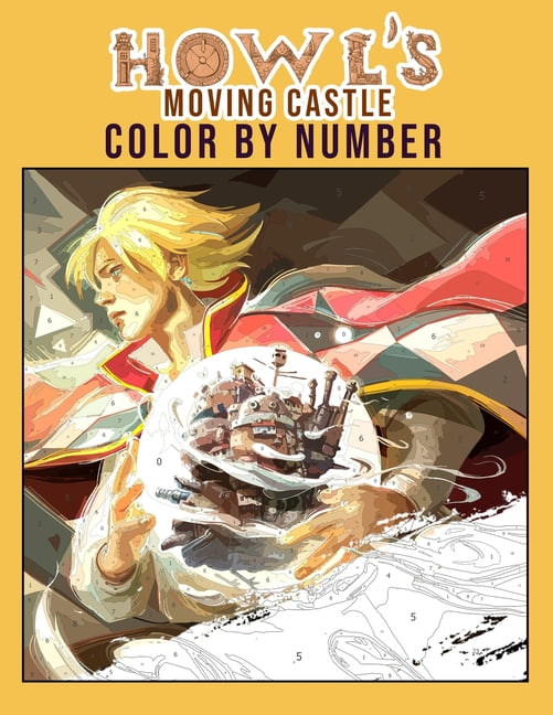 Howl's Moving Castle Color By Number : Favorite Animation Illustration ...