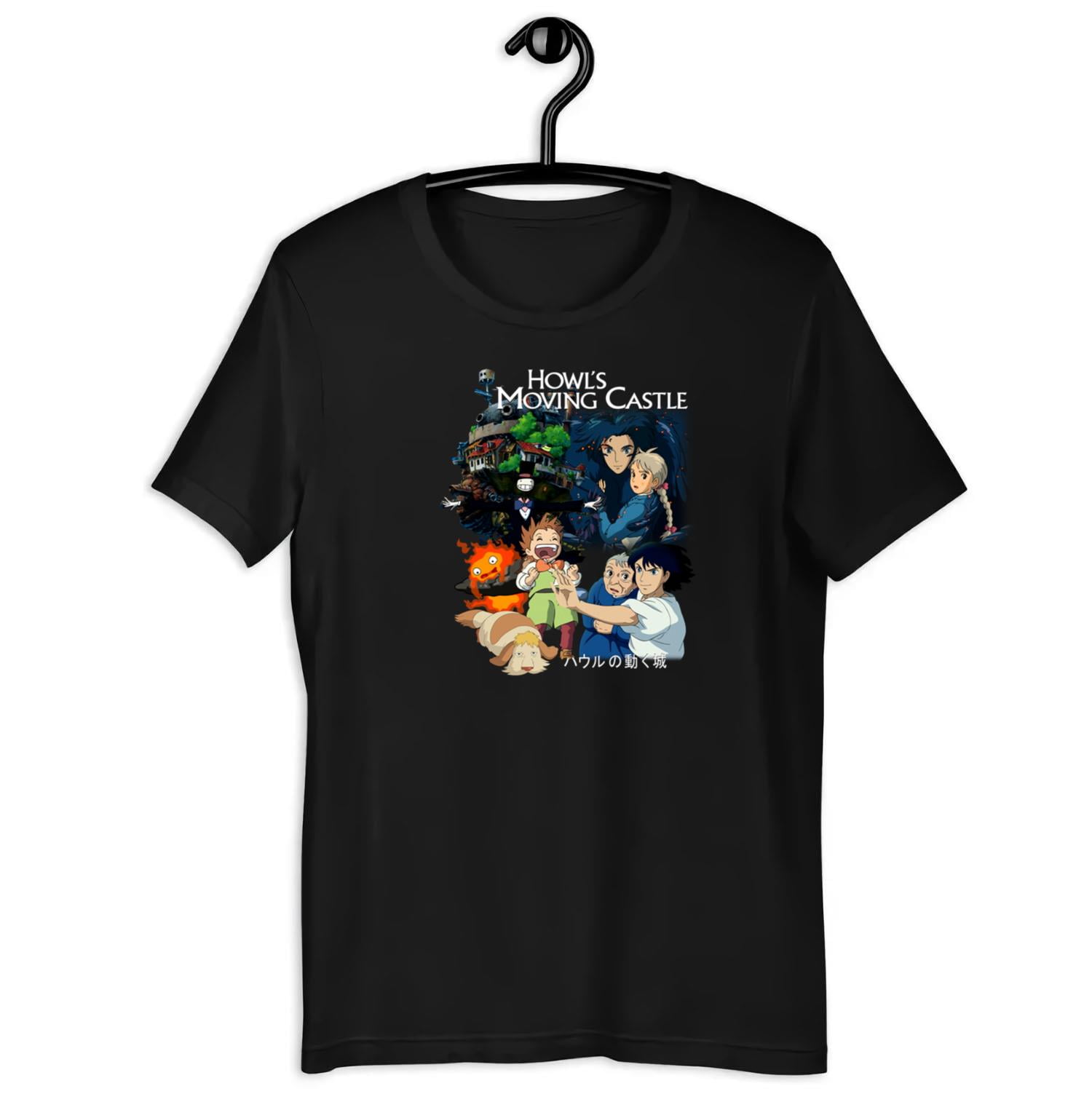 Howl's Moving Castle Shirt, Howl Shirt, Calcifer Shirt, Hayao Miyazaki ...
