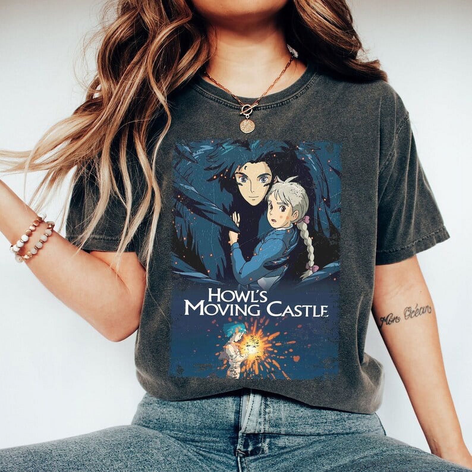 Howl's Moving Castle Shirt, Howl and Sophie T-Shirt, Studio Ghibli ...
