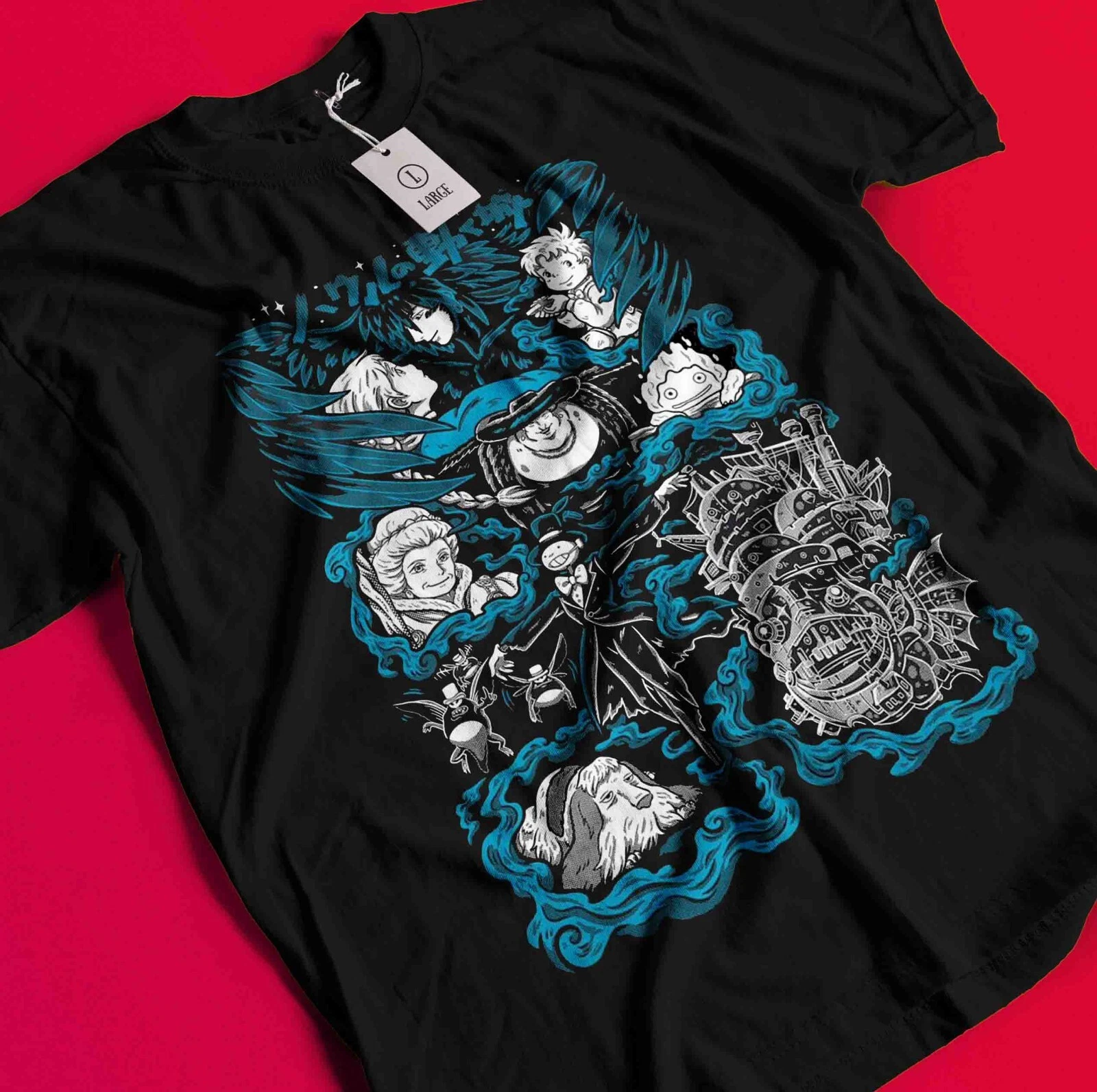 Howl's Moving Castle Shirt Sophie Hatter Tshirt Howl T-Shirt Calcifer ...