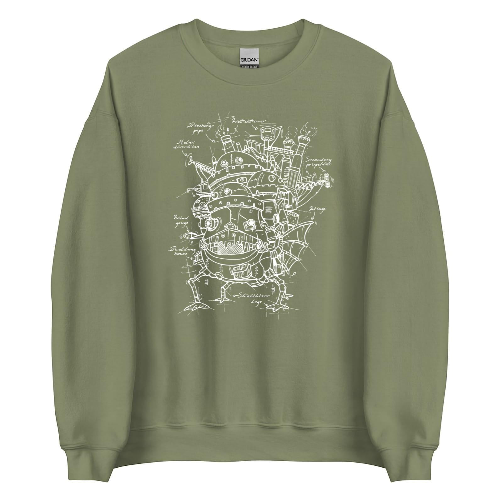 Howl®s Moving Castle Sketch Shirt-TH31104 - Walmart.com