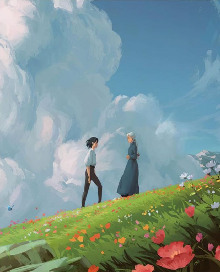 Howl's moving castle. Diamond Art Painting Kits for Adults - Landscape ...