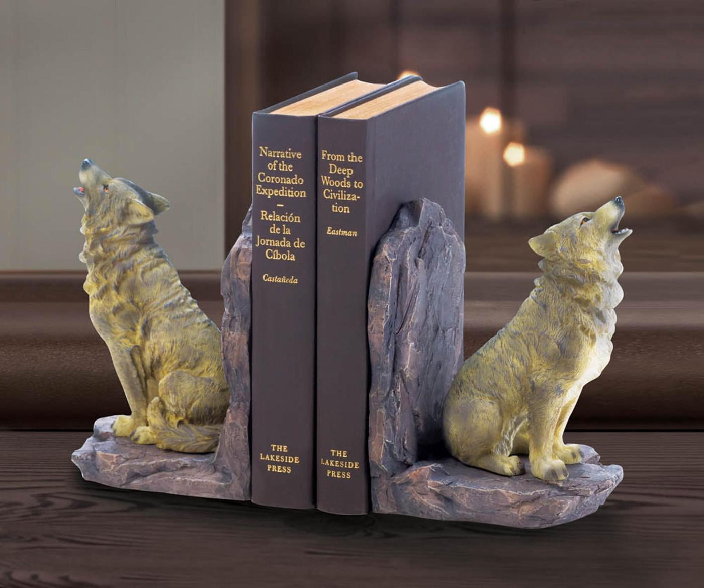 Howling Wolf Bookends - Walmart.com