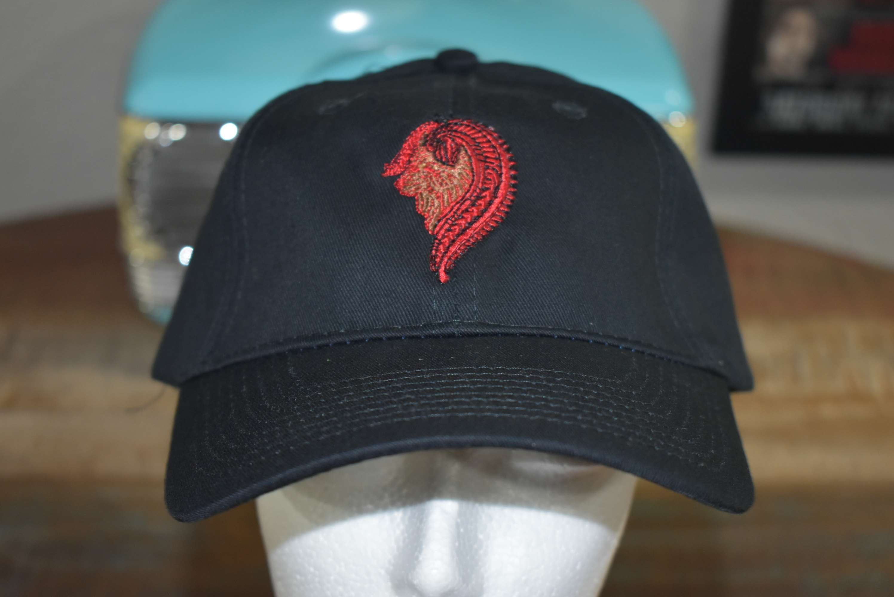 Howling Wolf Clothing Tribal Wolf Hat - Black - Walmart.com