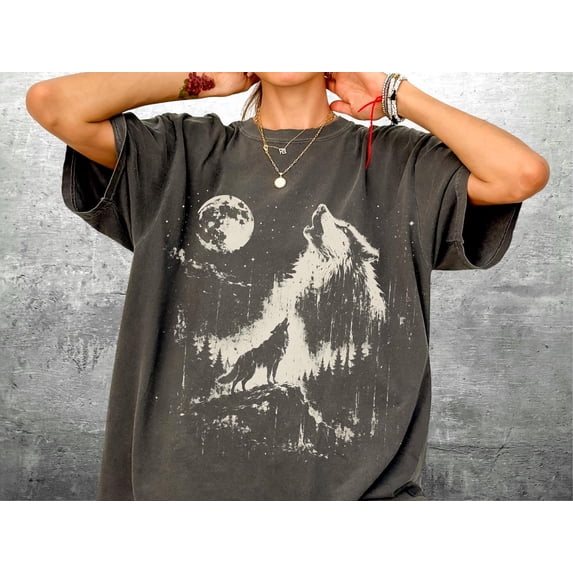 Howling Wolf Shirt Womens Mens Tshirt - Walmart.com