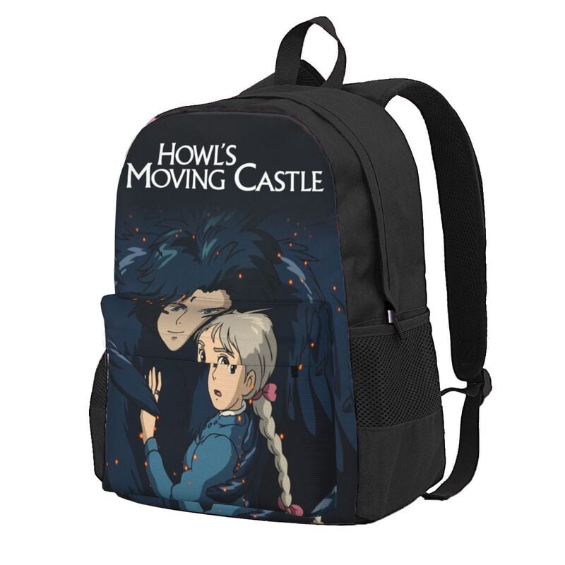 Howls Moving Castle Backpack Anime Computer Bag Hiking Bookpack Bag for ...
