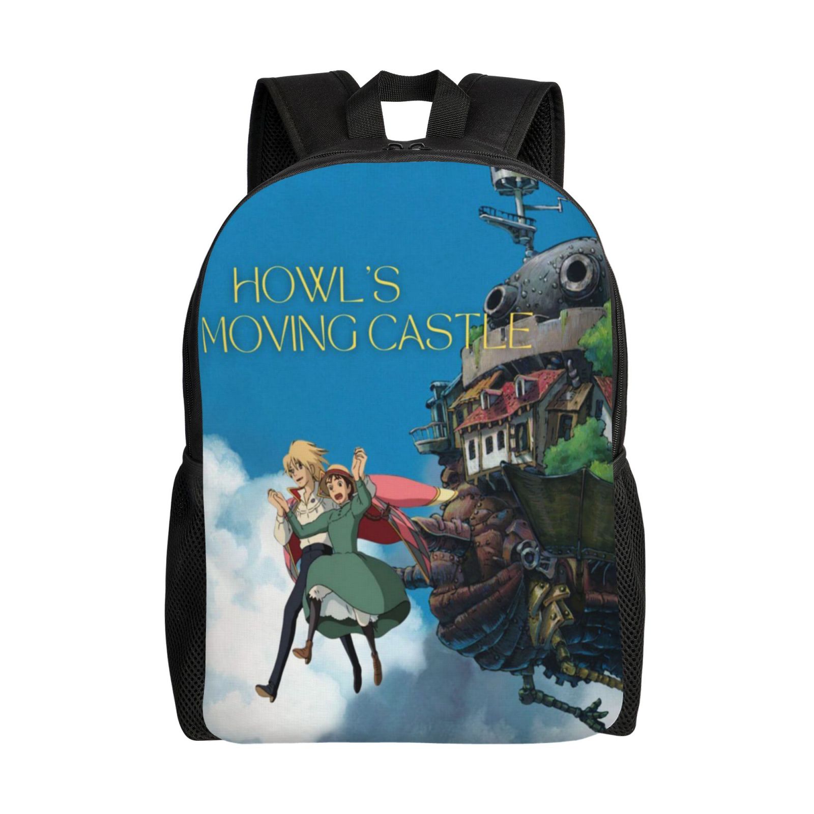 Howls Moving Castle Backpack Cute Anime Large Capacity Multifunction ...