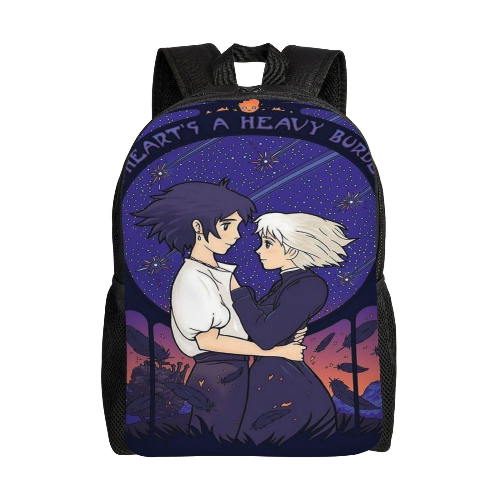 Howls Moving Castle Backpack Cute Anime Large Capacity Multifunction ...
