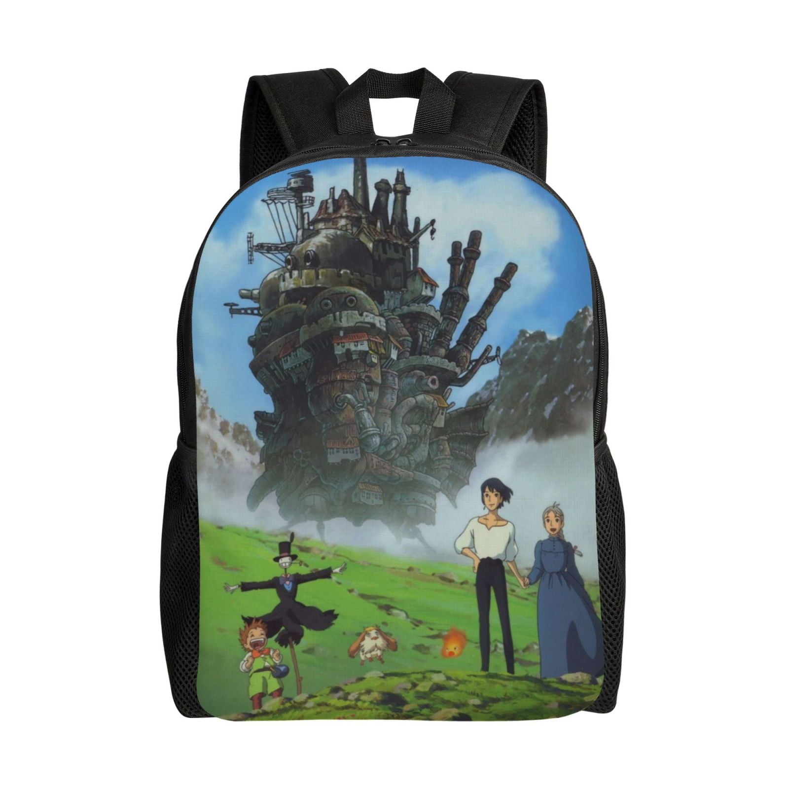 Howls Moving Castle Backpack Cute Anime Large Capacity Multifunction ...