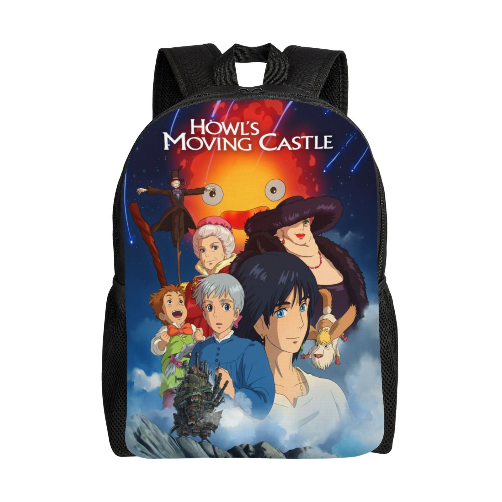 Howls Moving Castle Backpack Cute Anime Large Capacity Multifunction ...