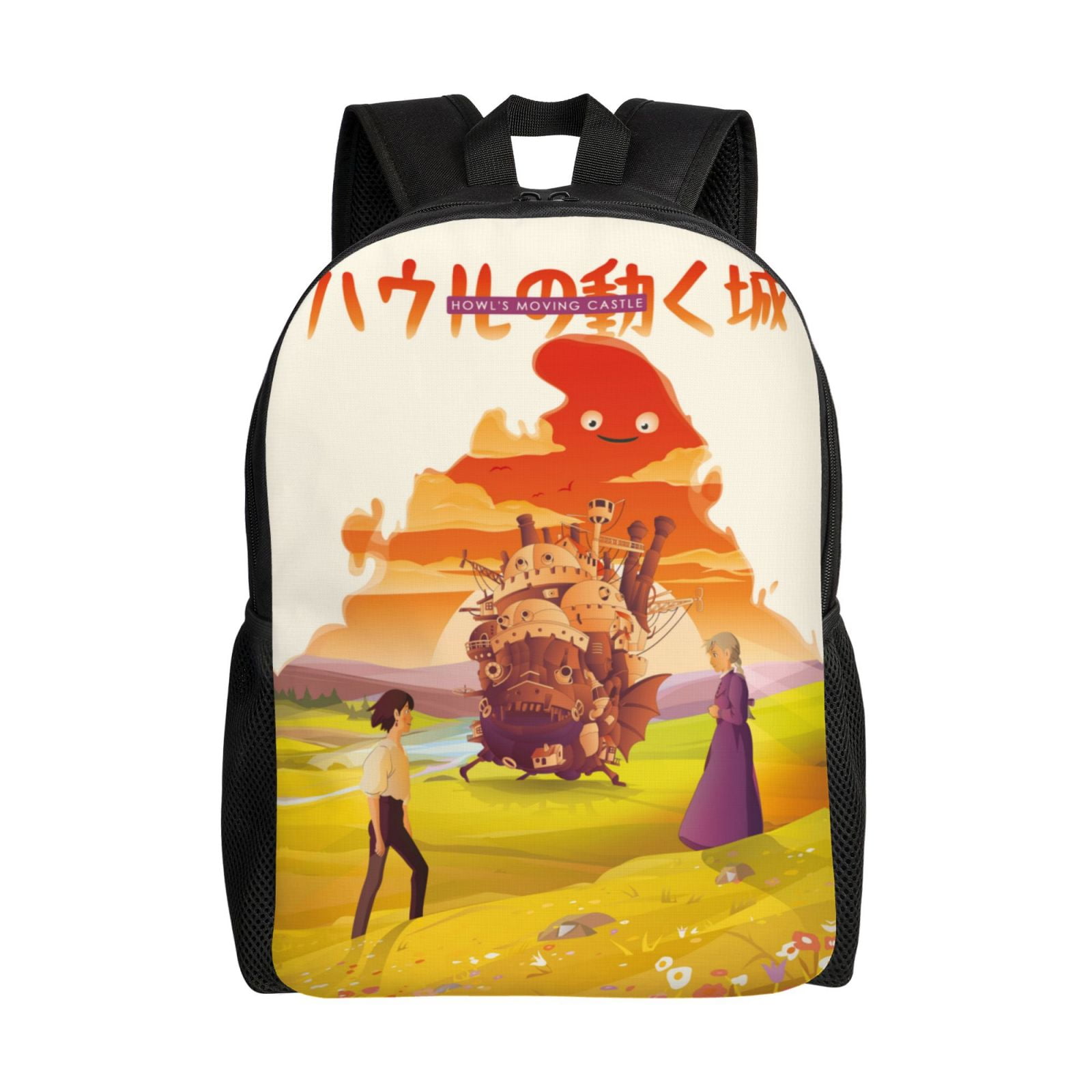 Howls Moving Castle Backpack Cute Anime Large Capacity Multifunction ...