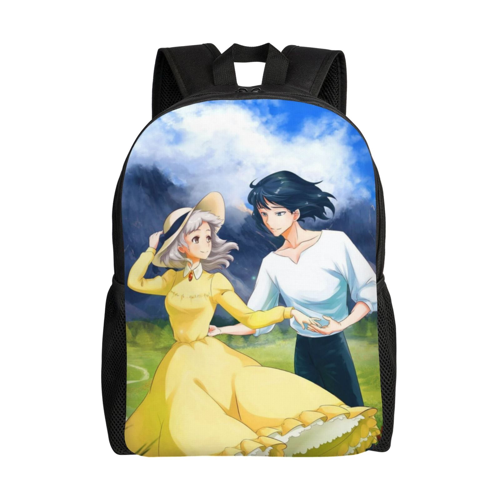 Howls Moving Castle Backpack Cute Anime Large Capacity Multifunction ...