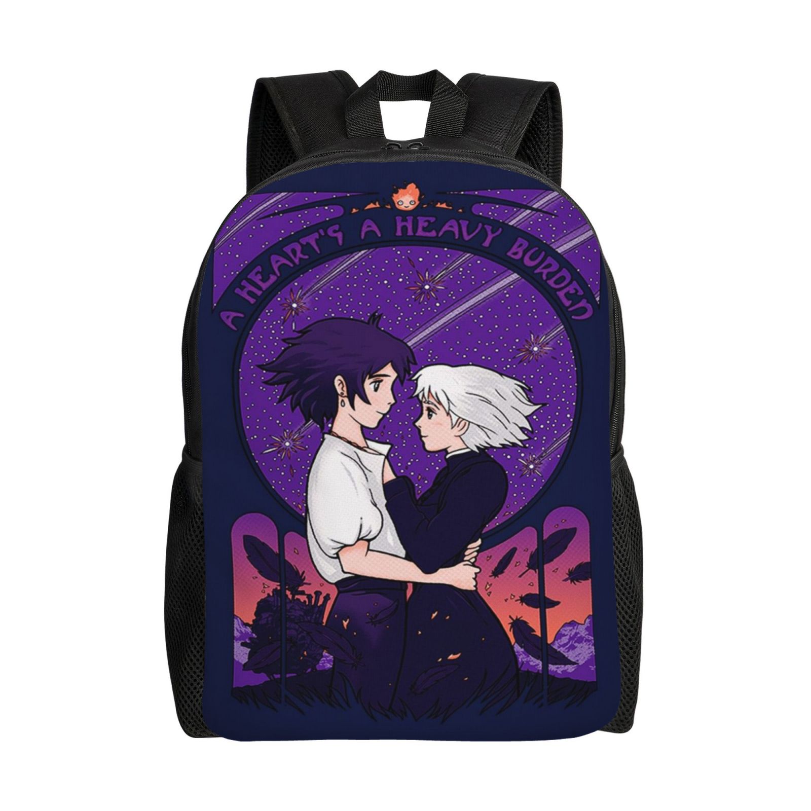 Howls Moving Castle Backpack Cute Anime Large Capacity Multifunction ...