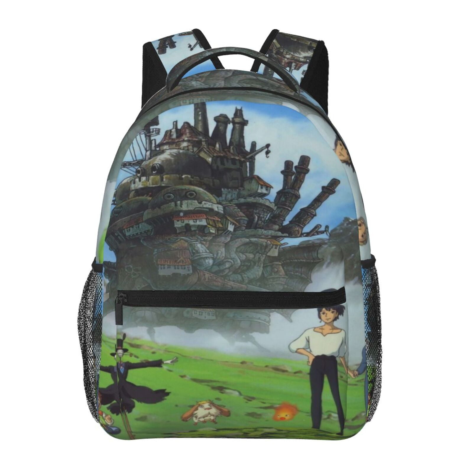 Howls Moving Castle Backpac Cute Cartoon Lightweight Backpac Outdoor ...