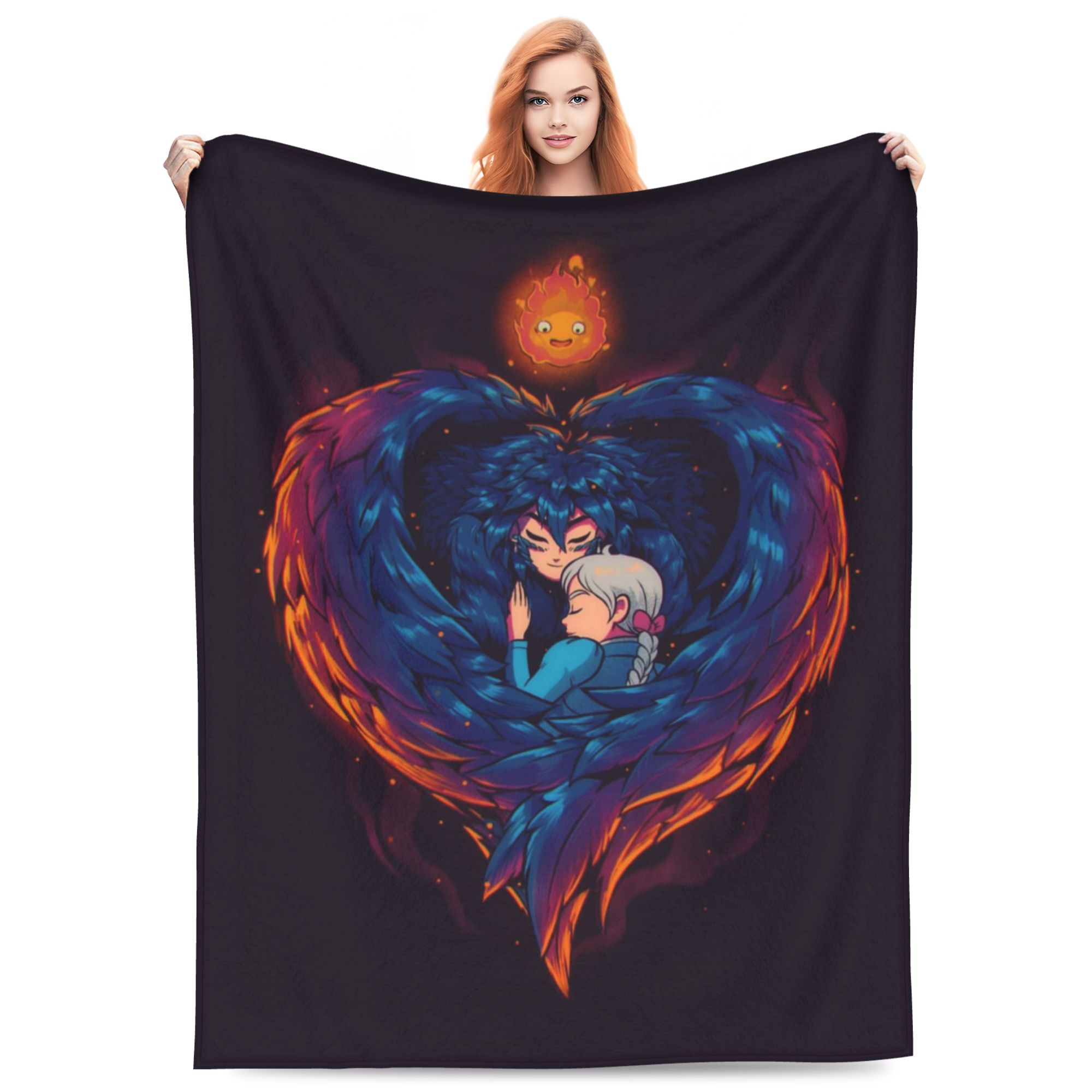 Howls Moving Castl Bed Blanket 3D Printed Throw Blanket Lightweight ...