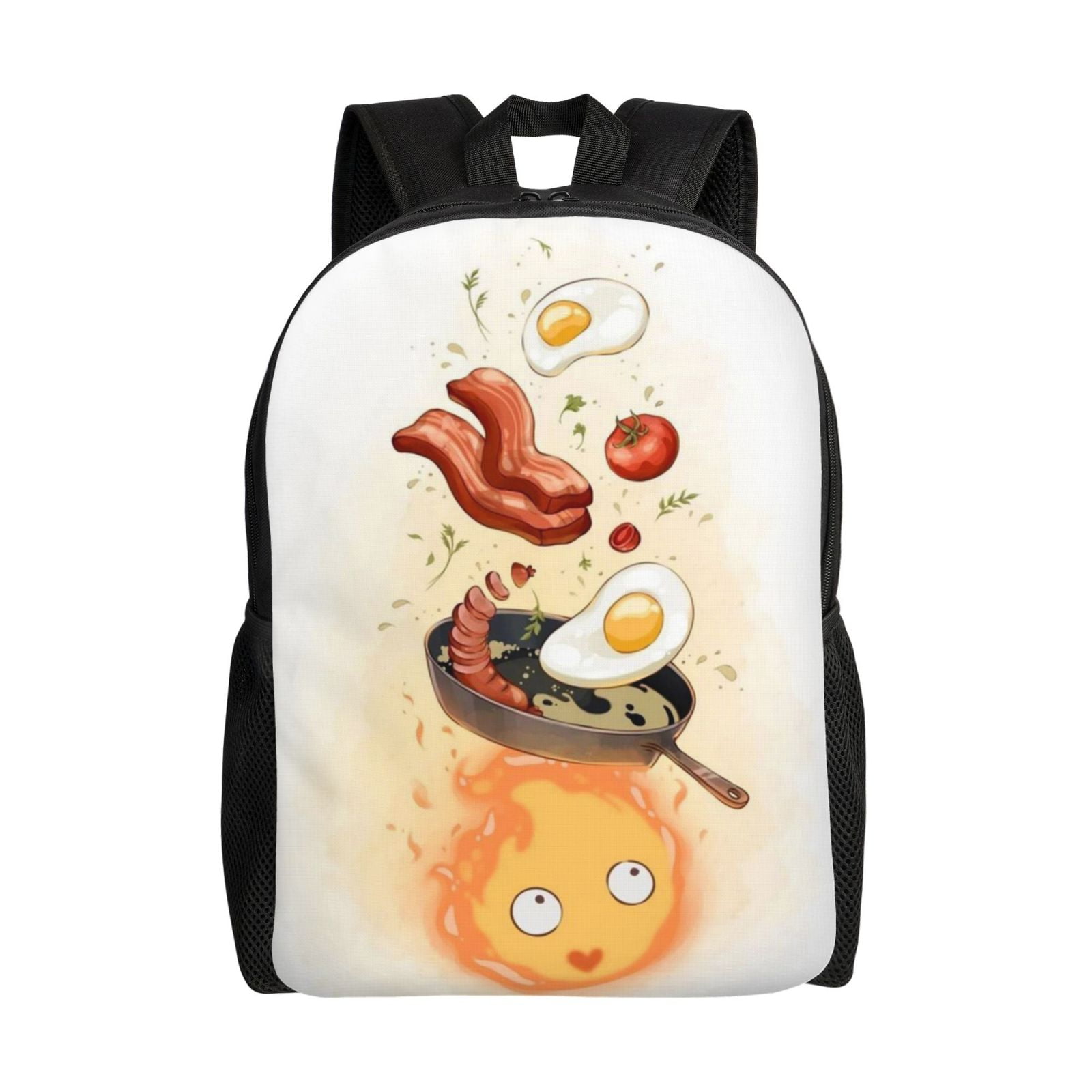 Howls Moving Castle Fire Backpack Cute Anime Large Capacity ...
