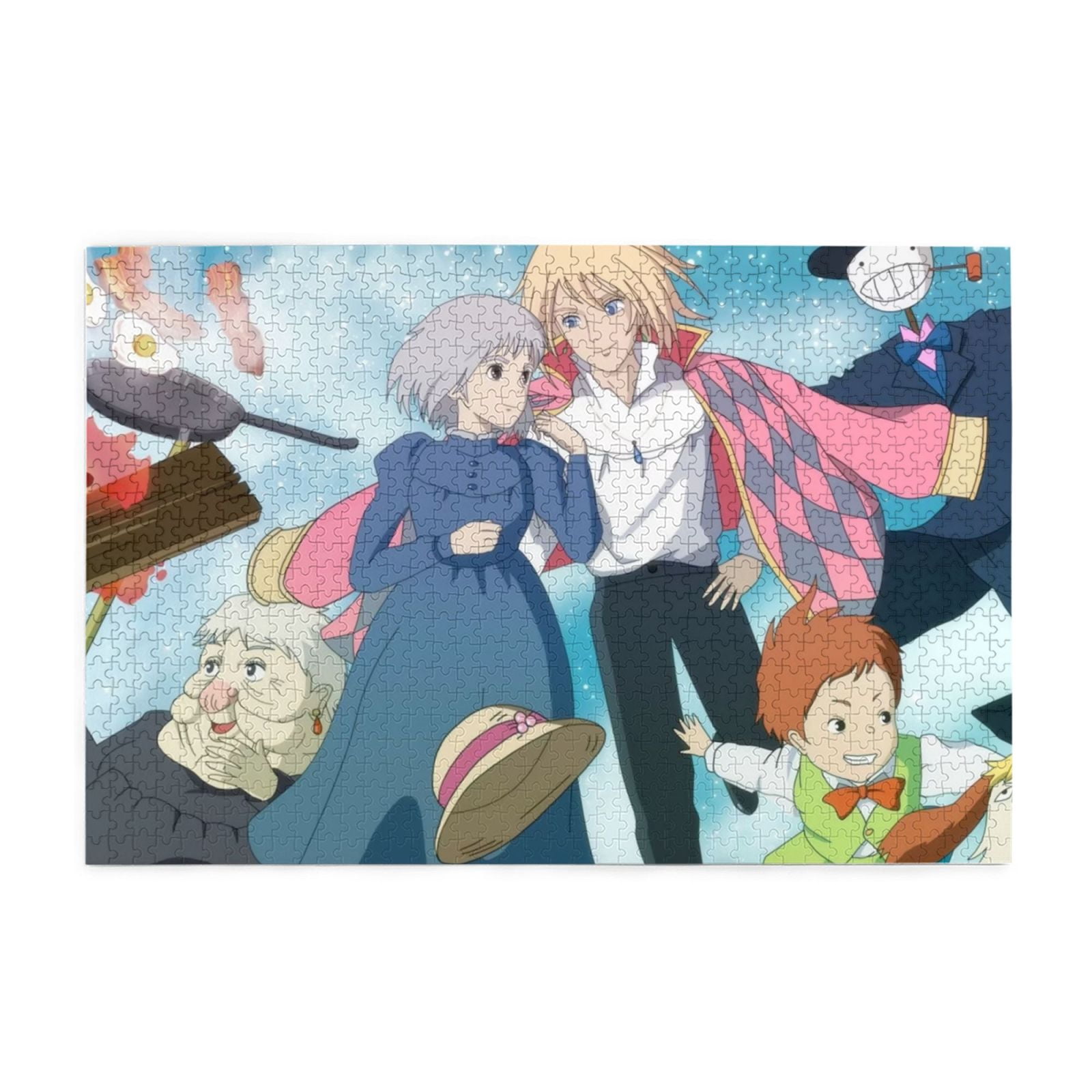 Howls Moving Castle Jigsaw Puzzle 1000 Piece Art Puzzles for Adults ...