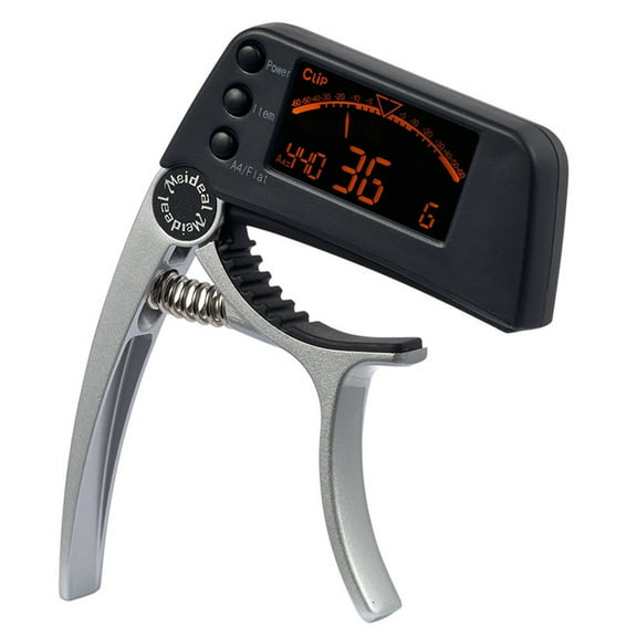 Professional 360° Clip-On Guitar Tuner - LCD Screen Digital Tuner for ...