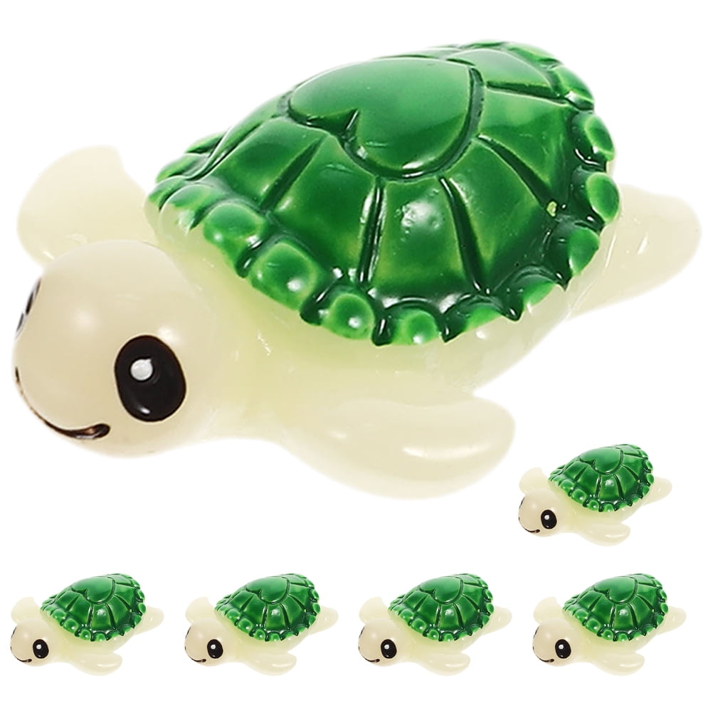 Howooi 6Pcs Mini Turtle Models Small Tortoise Figures Adorable Turtle ...