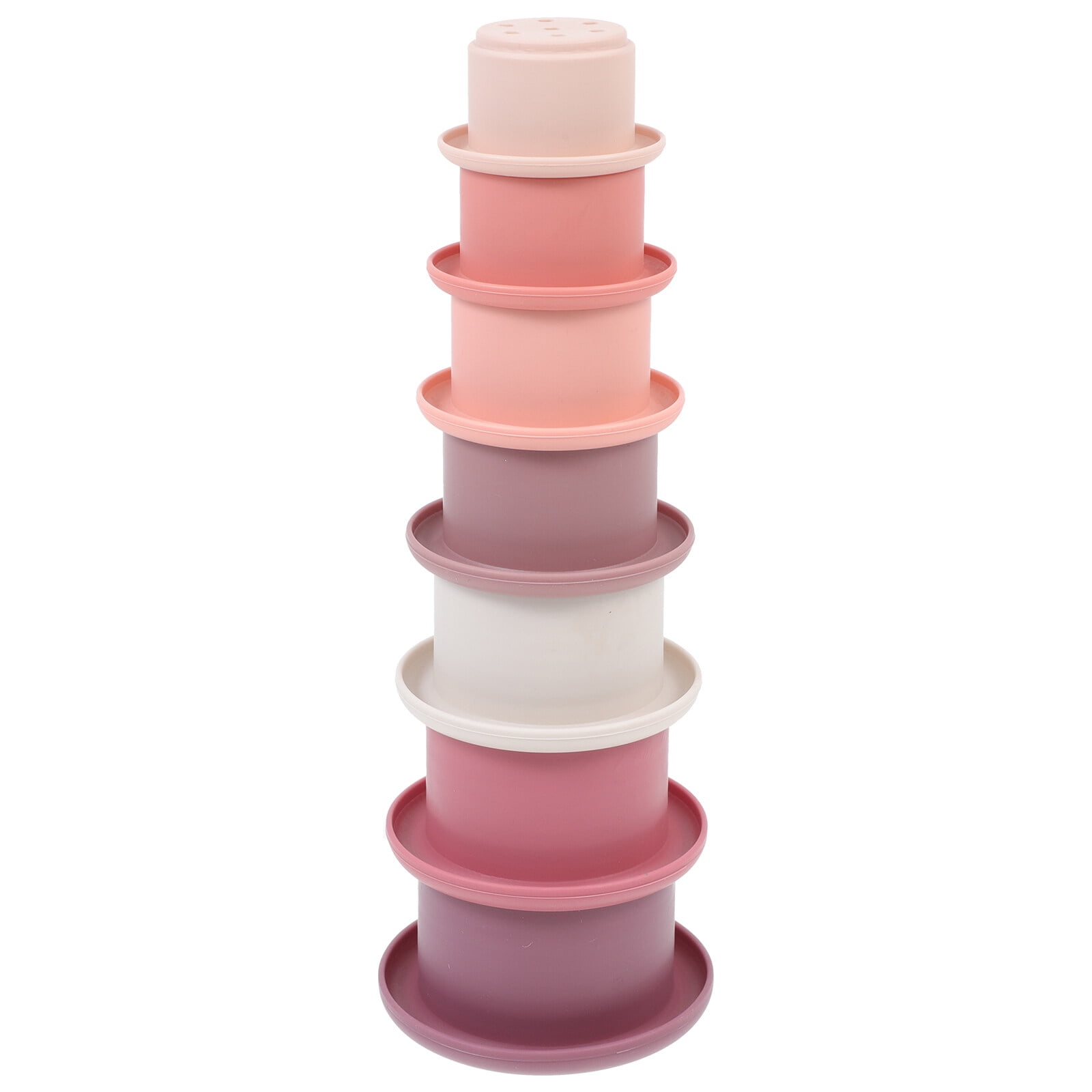 Howooi 7Pcs Creative Stacking Cups Toy Baby Bathing Stacked Cups Toy ...