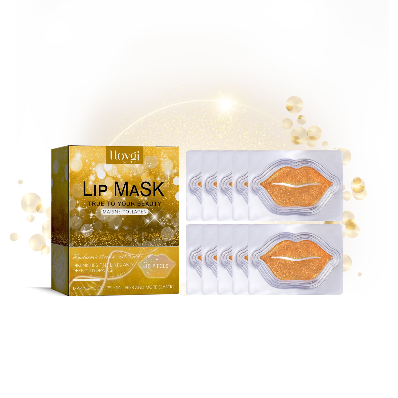 Hoygi Marine Collagen Lip Mask, Fade Lip Lines Smooth Moisturizing ...
