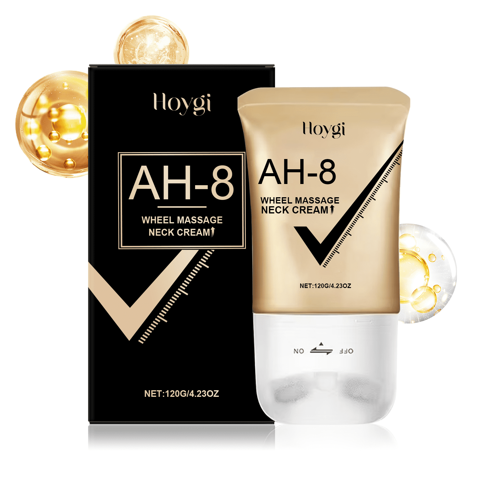 Hoygi Neck Firming Roller Cream - Reduces Fine Lines & Nourishes Skin ...
