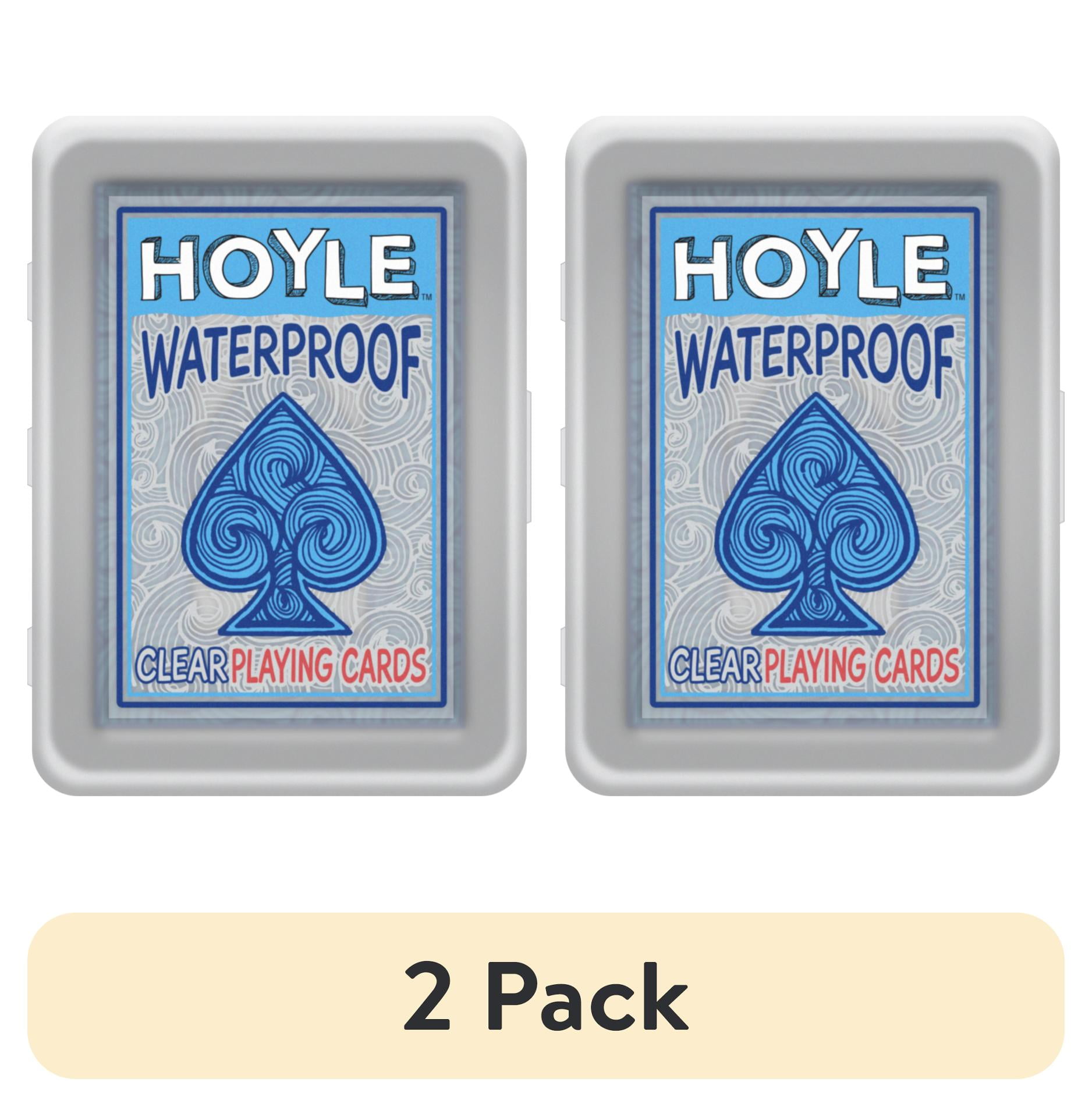 (2 pack) Hoyle Clear Waterproof Playing Cards - Walmart.com
