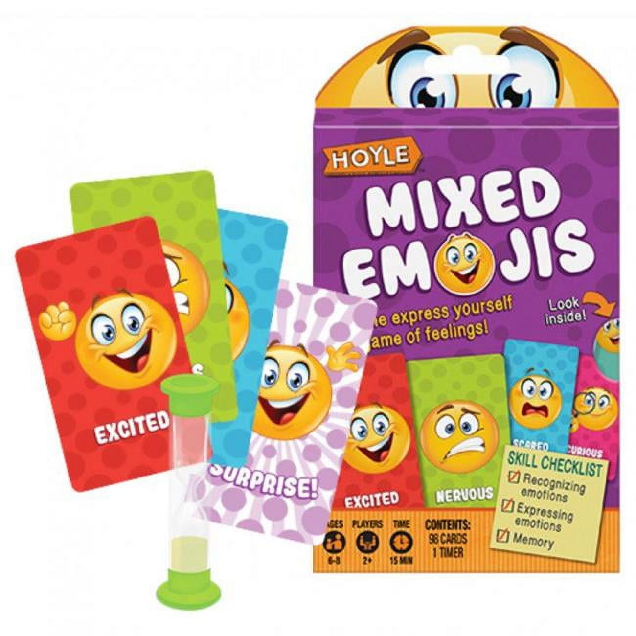 Hoyle Mixed Emojis Card Game for Kindergarten Emotion Learning ...