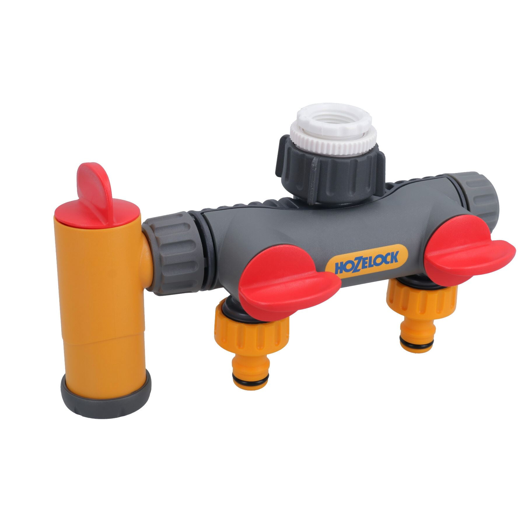 Hozelock 3 Way Tap Multi Hose Pipe Connector Adapter Watering Garden ...