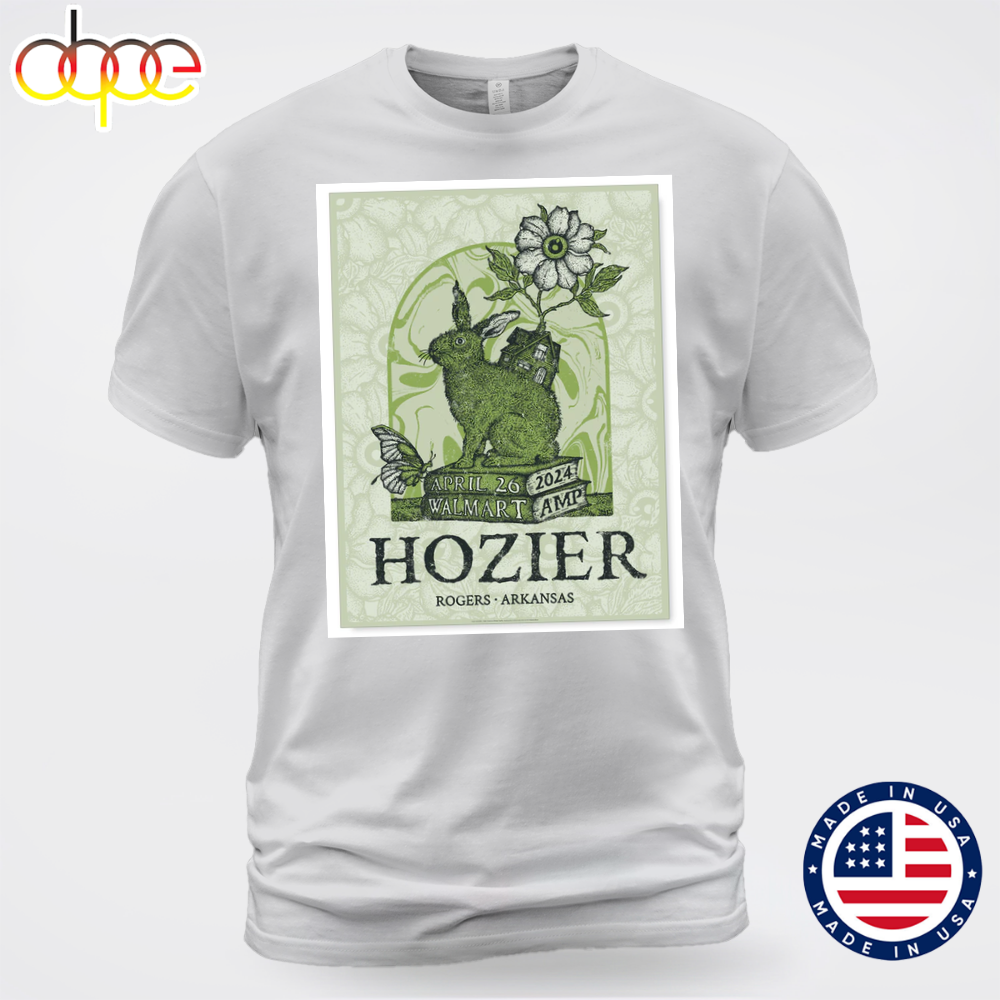 Hozier Rogers April 26, 2024 Unisex T-shirt - Walmart.com