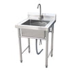 Utilatwin 19-Gallon Freestanding Double Bowl Laundry/Utility Sink ...