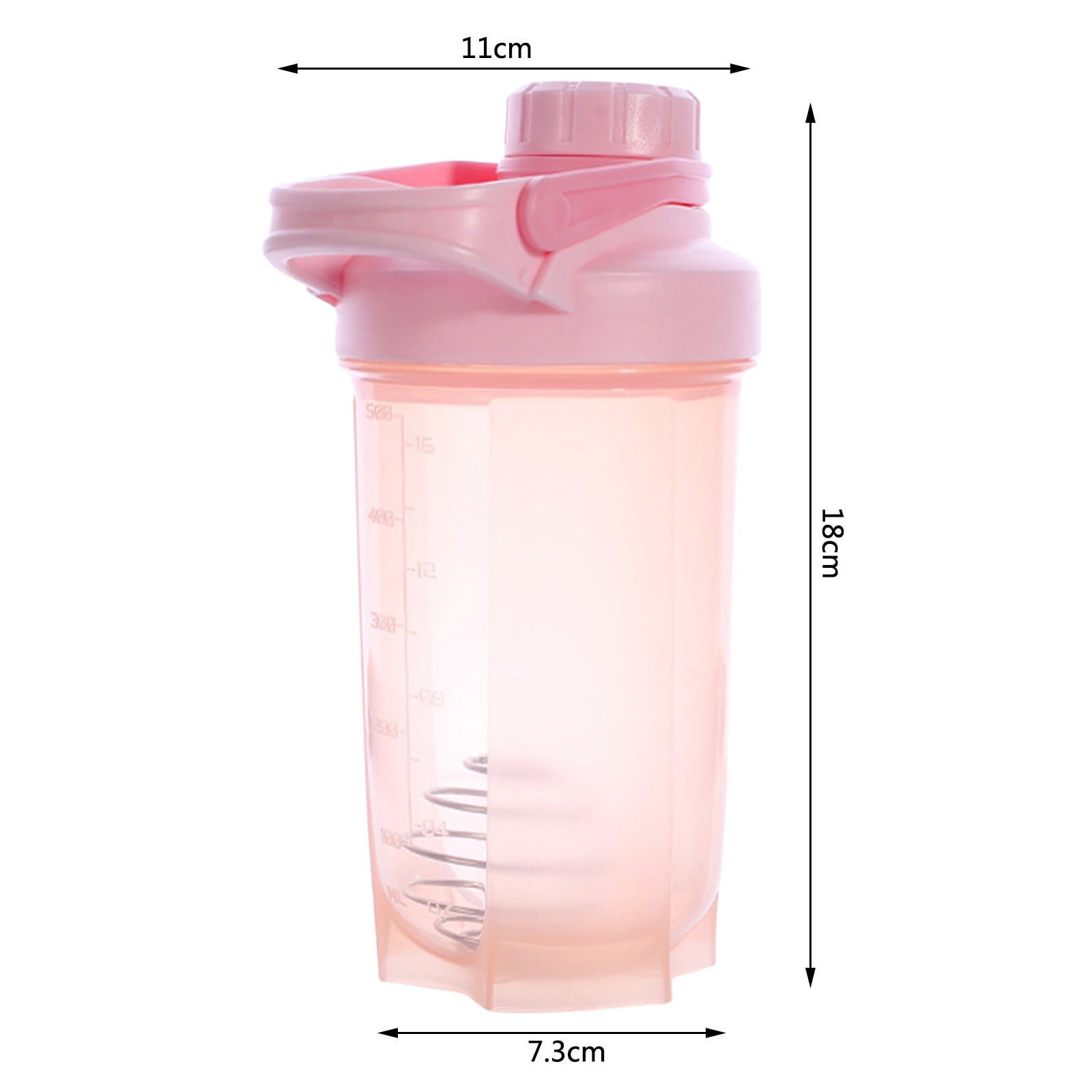 Walmart Gym Fitness Protein Powder Shake Mixer 500ml Sports Drink ...