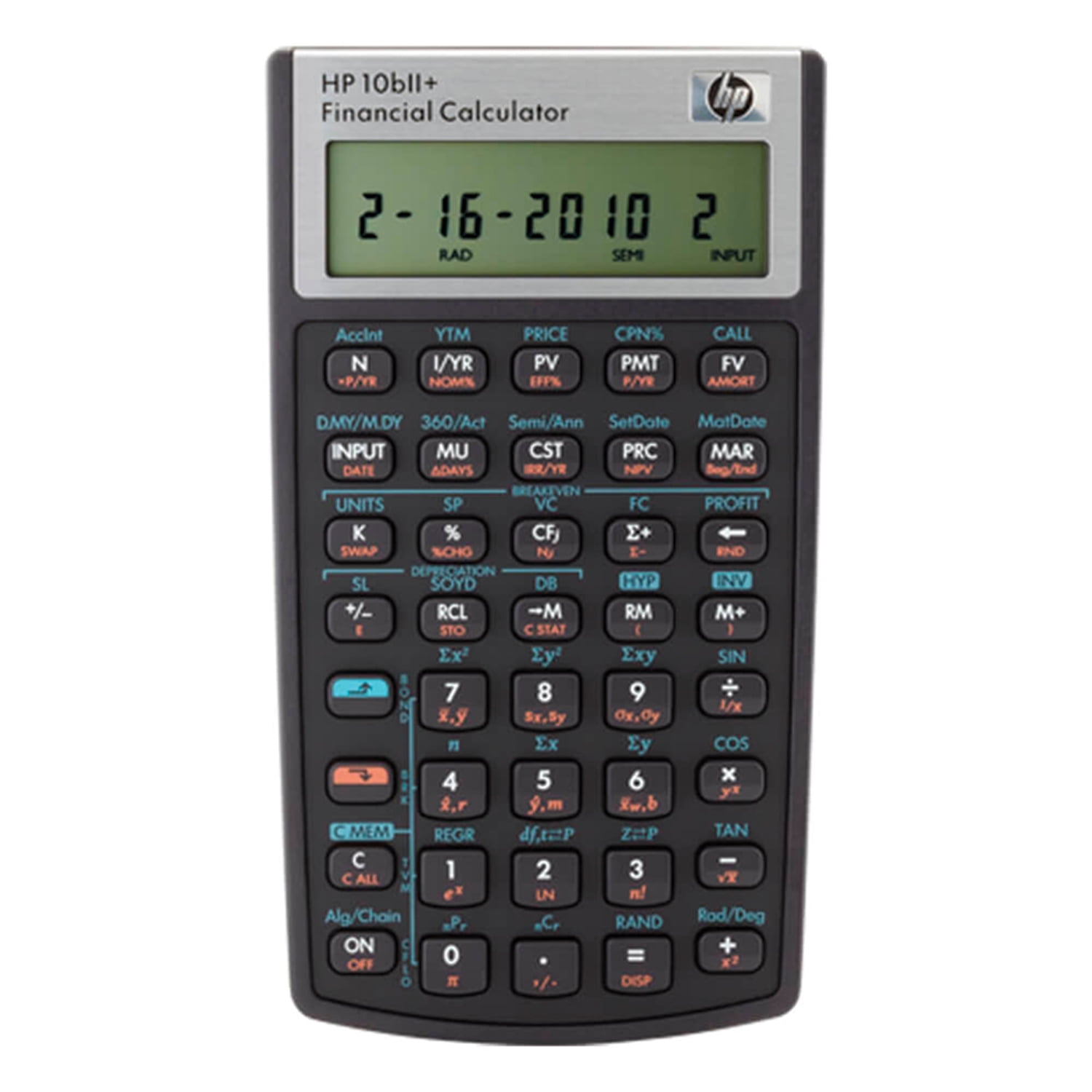 HP 10bII+ Financial Calculator, 12-Digit LCD, Ideal for Accounting ...