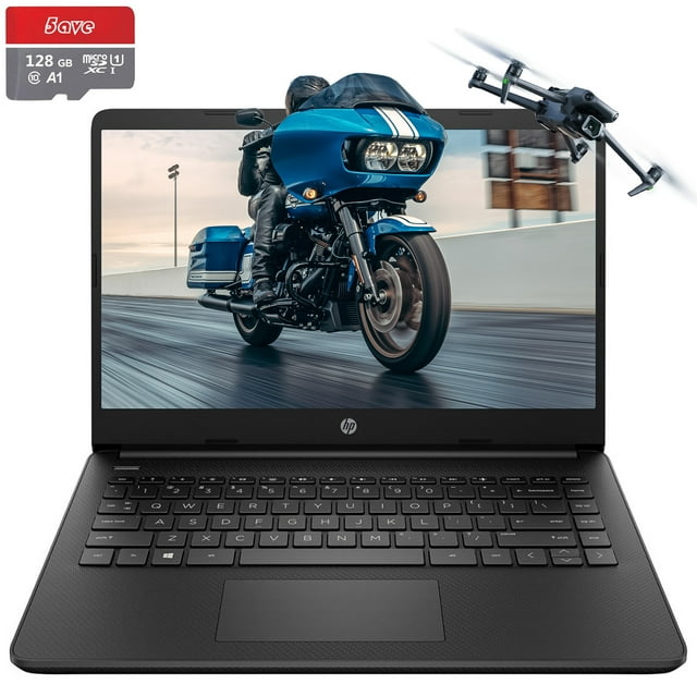 Hp 14" HD Chromebook Laptop, Intel Celeron N4120 Processor, Intel UHD ...