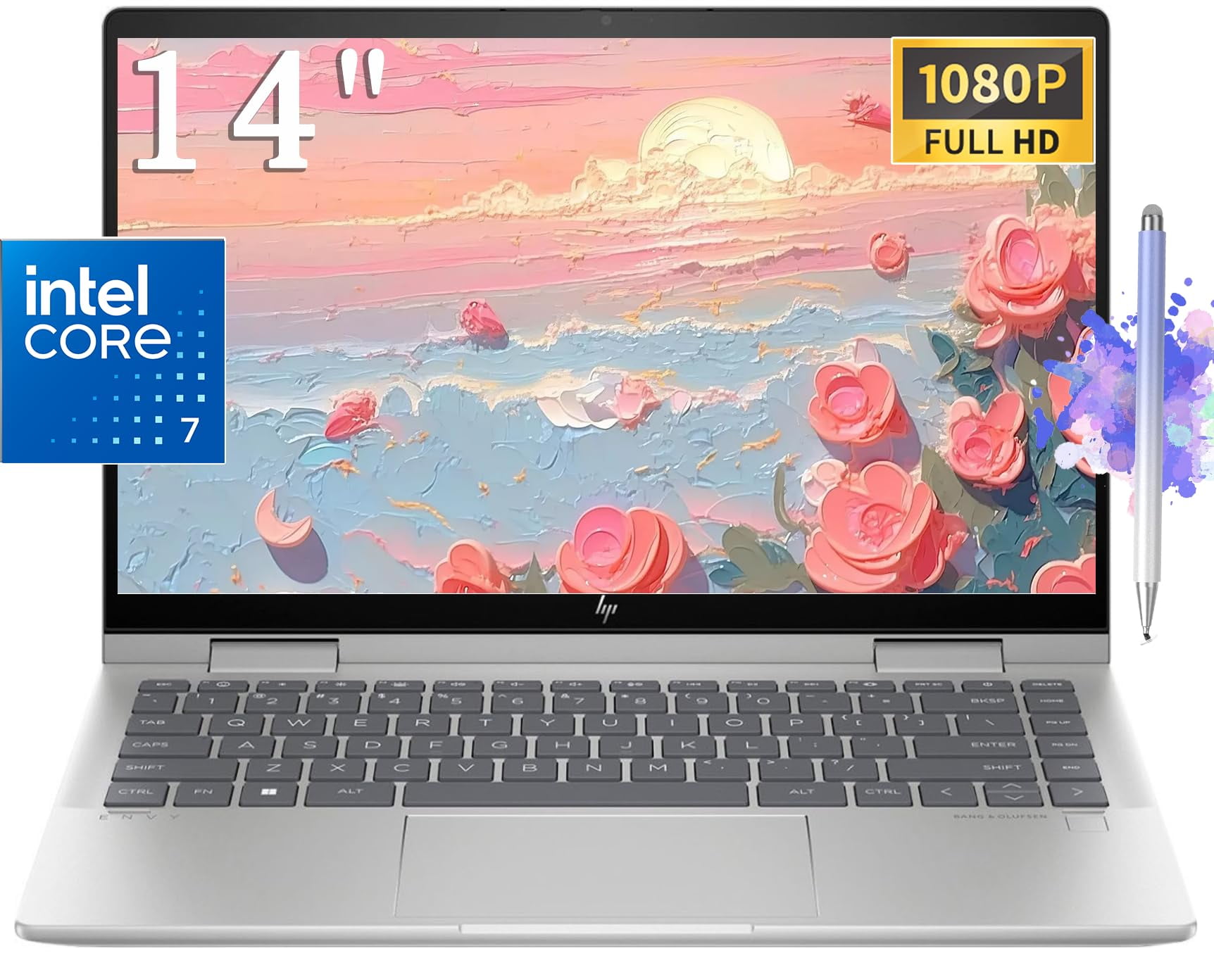 Hp 2024 Envy 2-in-1 14" FHD Touchscreen Laptop, Core 7 150U(Bests i7 ...