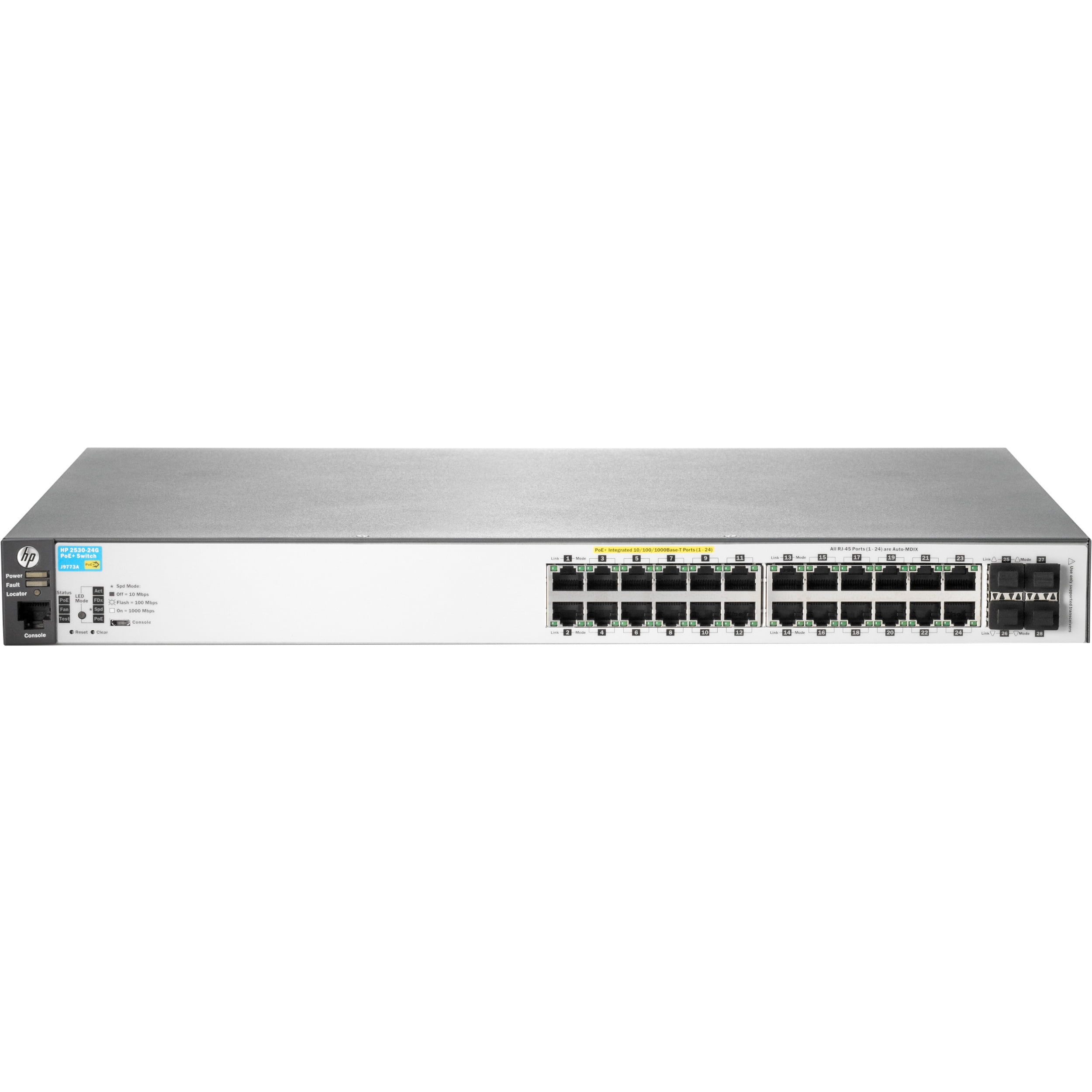 Pre-Owned Hp 2530-24G-POE+ Switch (Grade A Condition) - Walmart.com