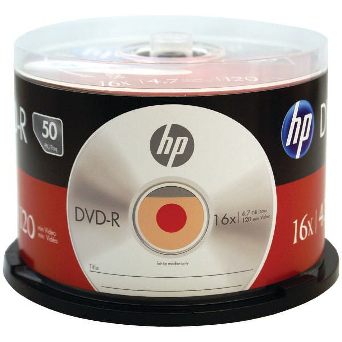 Hp® 4.7gb 16x Dvd-r (50-ct Cake Box Spindle) - Walmart Business Supplies