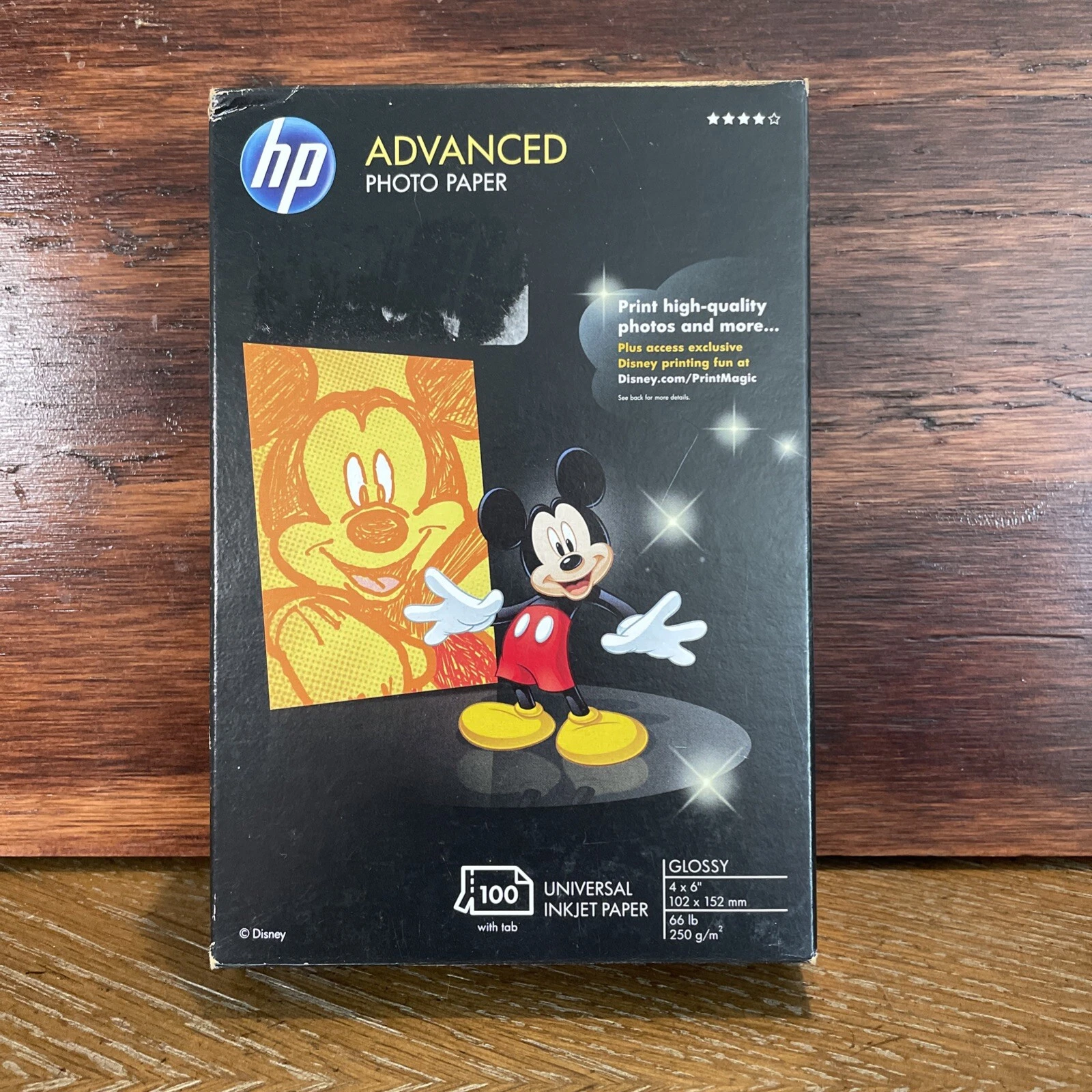 Hp Advanced Glossy Inkjet Photo Paper 100 Sheets 4 X 6" New Unopened ...