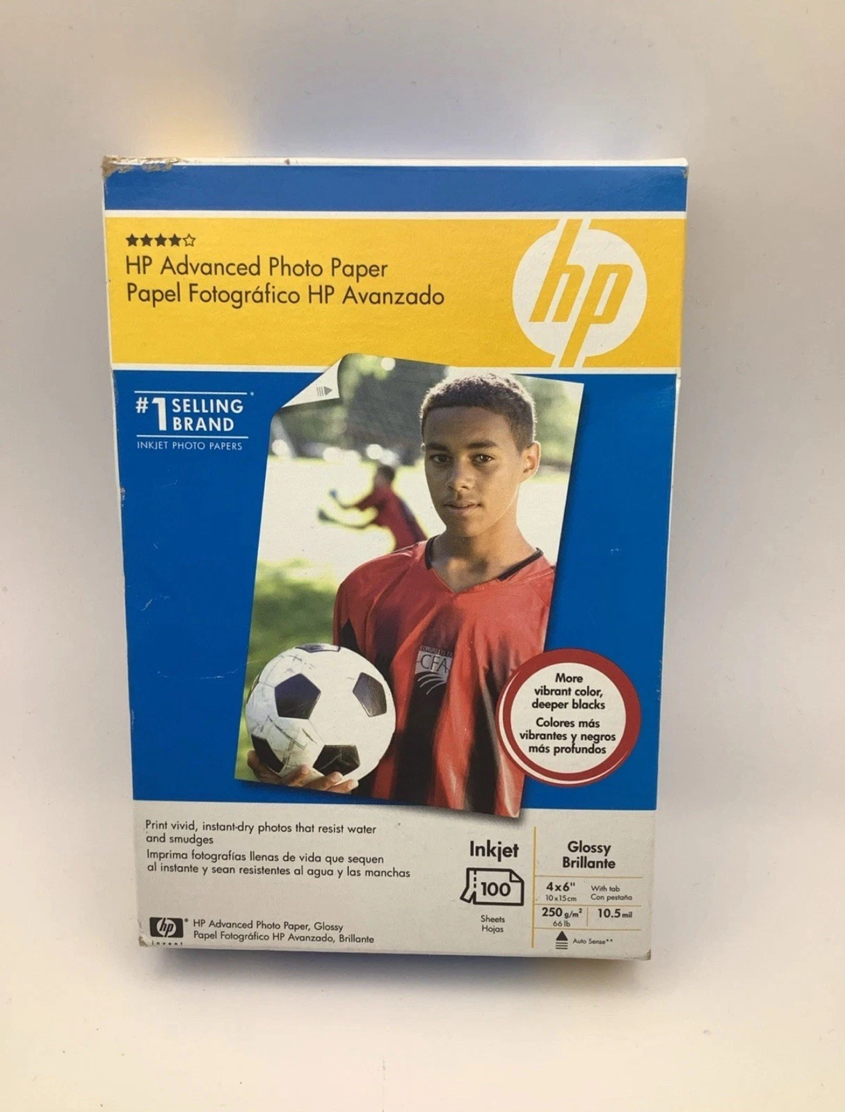 Hp Advanced Photo Paper 4X6 Glossy / 10.5 Mil / 100 Sheets (Q7906A ...
