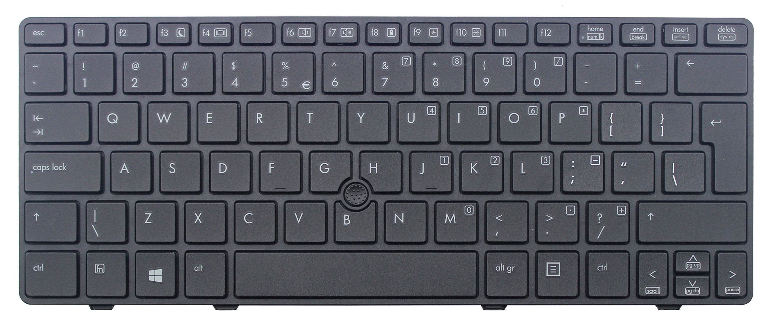 Hp Elitebook 2560p Original Oem Genuine Factory Oem Usa Keyboard with ...