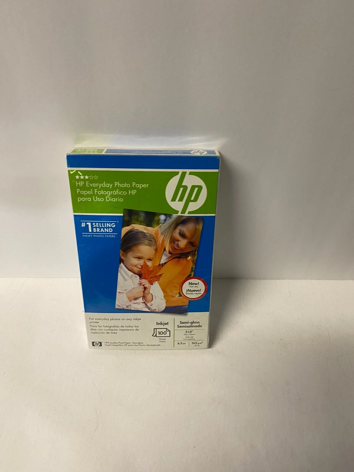 Hp Everyday Photo Paper 100 Sheets Semi-Gloss 4X6 New - Walmart.com