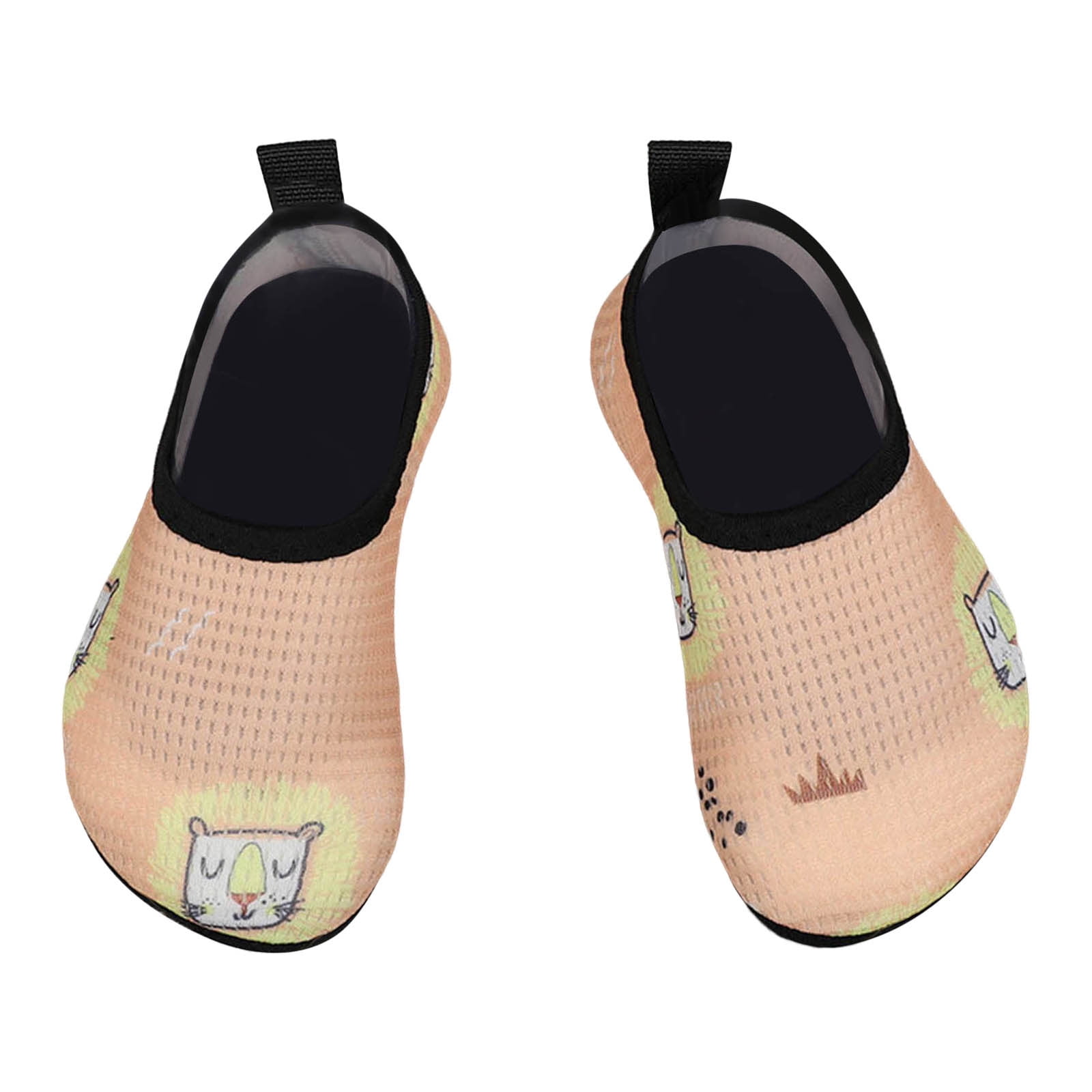 Hpapadks Baby Socks Flat Soft Bottom Outdoor Beach Diving Snorkeling Swimming Shoes Yellow 3-4 ...